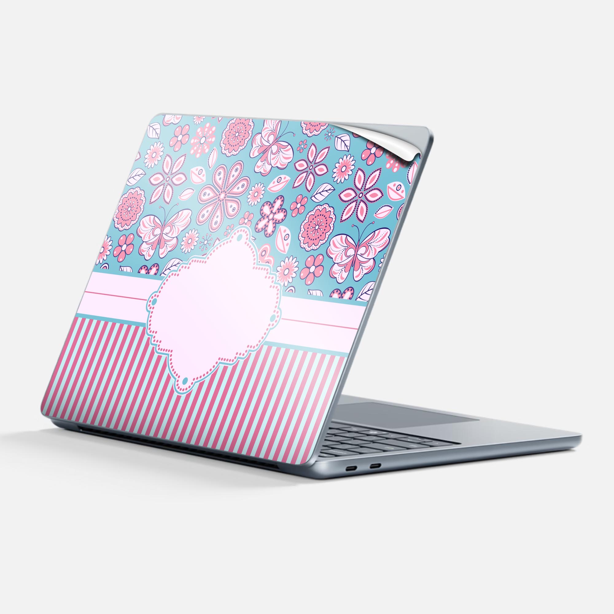 商品特徴・貼るだけでかんたん着せ替え、Surfac Laptop(第7世代) 13インチ 共通対応デザインスキンシール・高精細プリントで写真と遜色のない仕上がり！半光沢シートでしっとりツヤのある表現力・ちょっとしたすり傷からSurface本...