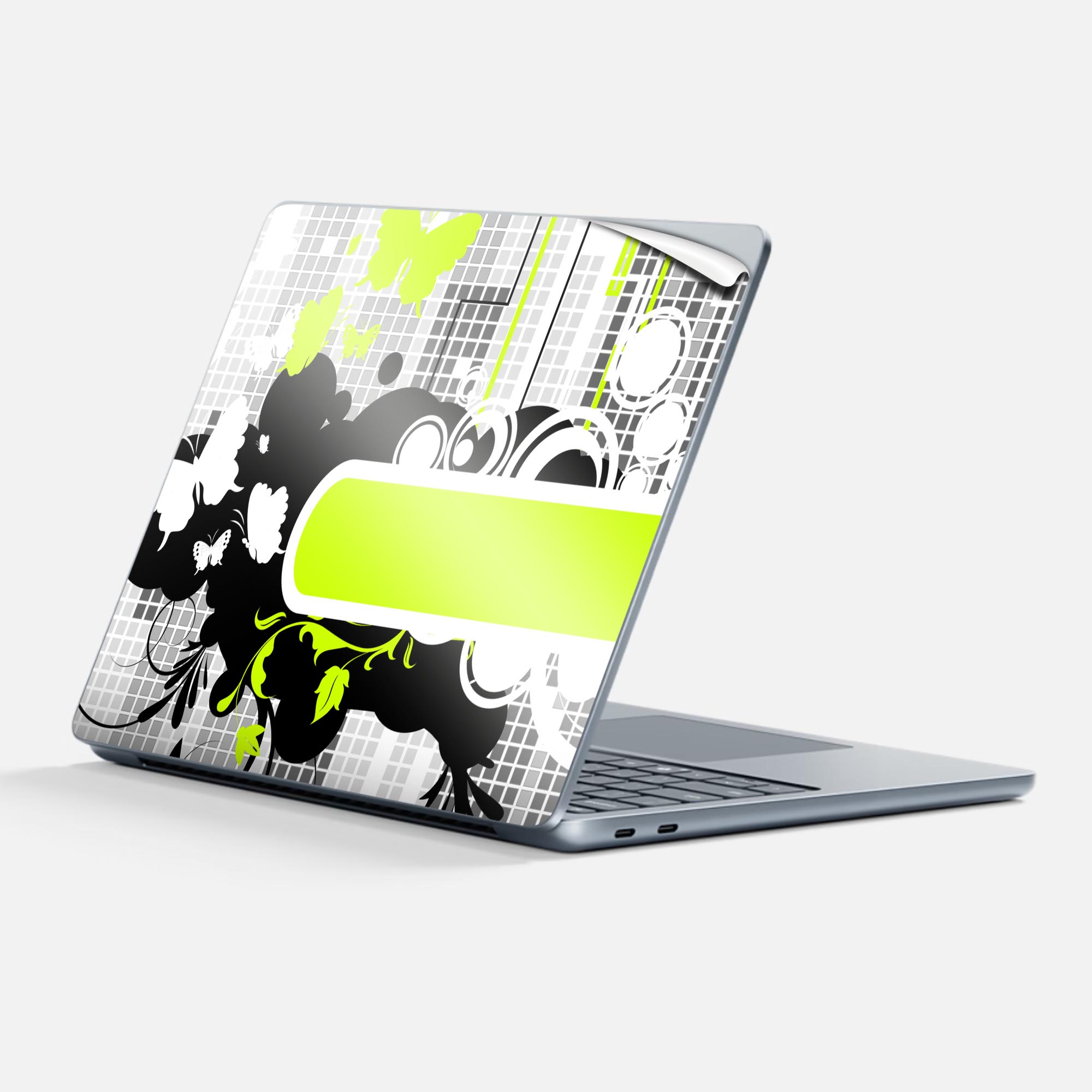 商品特徴・貼るだけでかんたん着せ替え、Surfac Laptop(第7世代) 13インチ 共通対応デザインスキンシール・高精細プリントで写真と遜色のない仕上がり！半光沢シートでしっとりツヤのある表現力・ちょっとしたすり傷からSurface本...