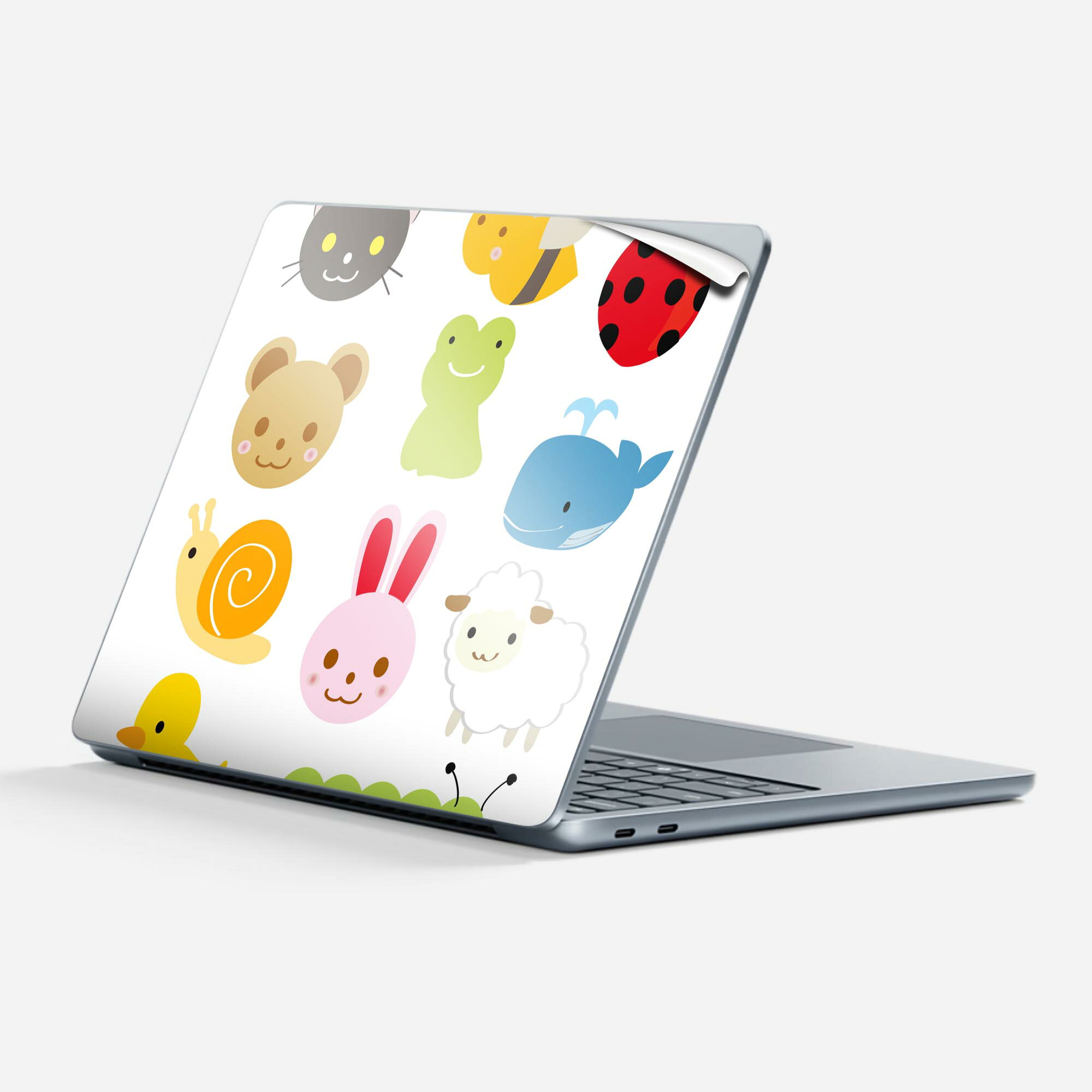 商品特徴・貼るだけでかんたん着せ替え、Surfac Laptop(第7世代) 13インチ 共通対応デザインスキンシール・高精細プリントで写真と遜色のない仕上がり！半光沢シートでしっとりツヤのある表現力・ちょっとしたすり傷からSurface本...