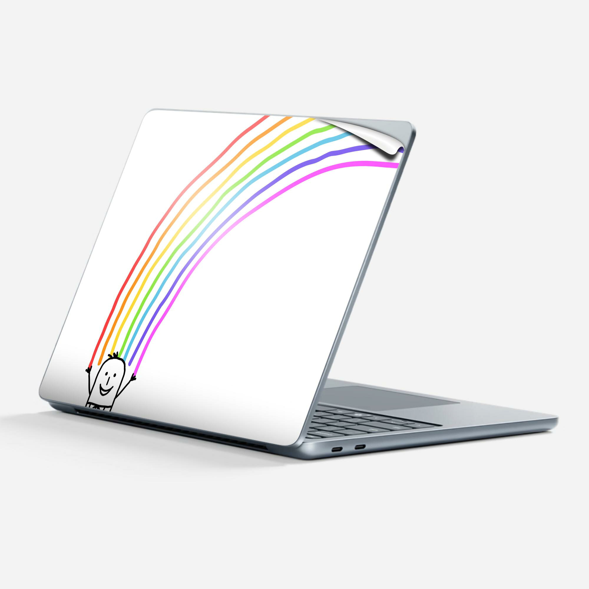 商品特徴・貼るだけでかんたん着せ替え、Surfac Laptop(第7世代) 13インチ 共通対応デザインスキンシール・高精細プリントで写真と遜色のない仕上がり！半光沢シートでしっとりツヤのある表現力・ちょっとしたすり傷からSurface本...