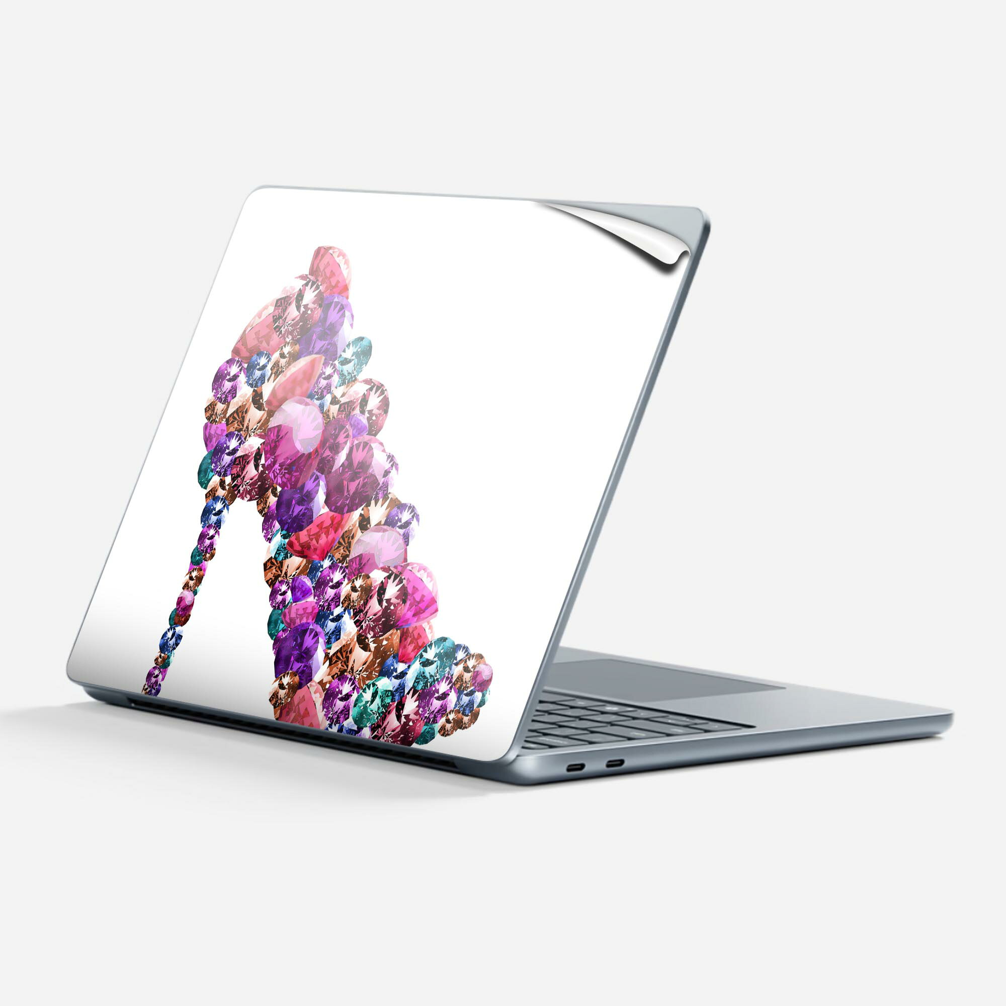 商品特徴・貼るだけでかんたん着せ替え、Surfac Laptop(第7世代) 13インチ 共通対応デザインスキンシール・高精細プリントで写真と遜色のない仕上がり！半光沢シートでしっとりツヤのある表現力・ちょっとしたすり傷からSurface本...