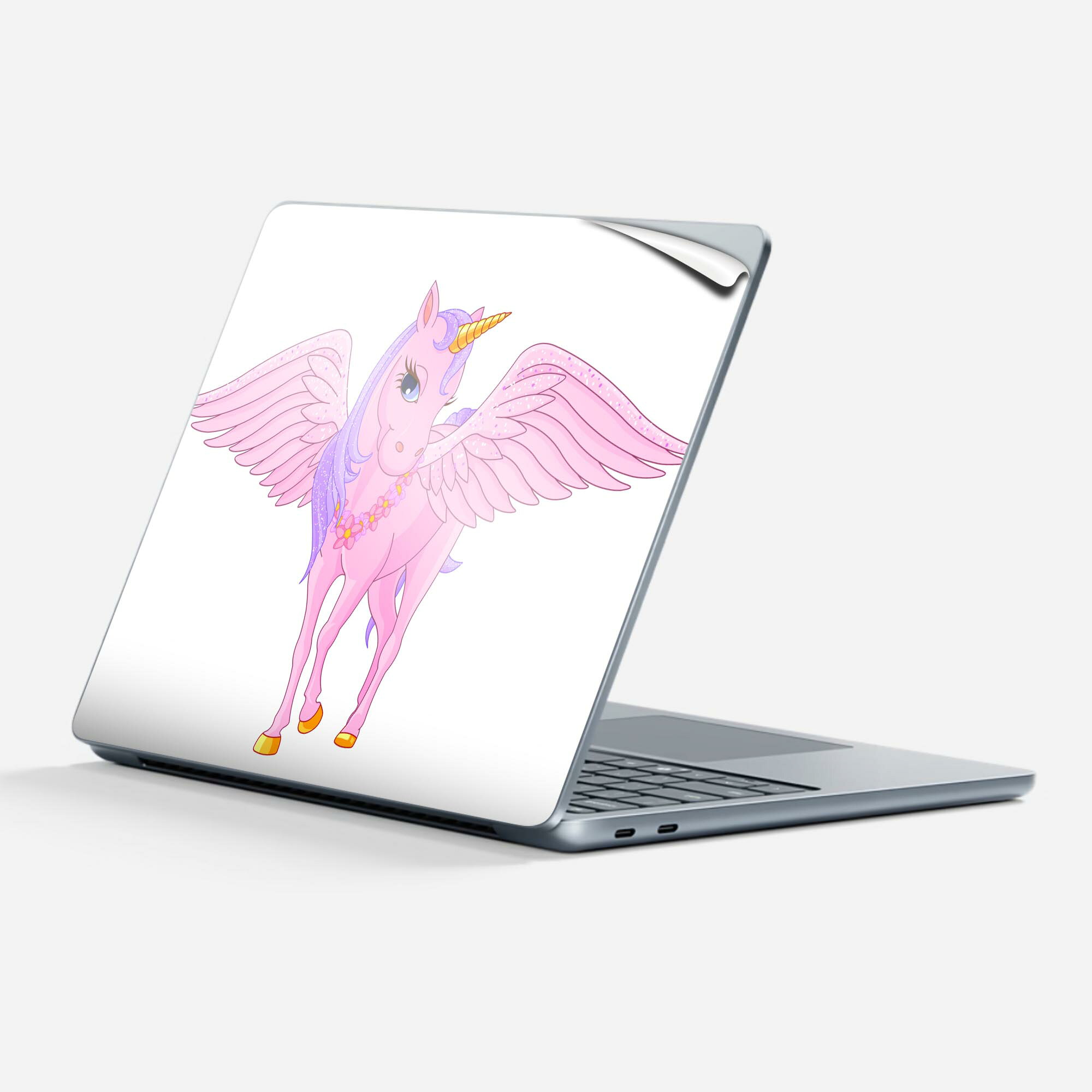 商品特徴・貼るだけでかんたん着せ替え、Surfac Laptop(第7世代) 13インチ 共通対応デザインスキンシール・高精細プリントで写真と遜色のない仕上がり！半光沢シートでしっとりツヤのある表現力・ちょっとしたすり傷からSurface本...