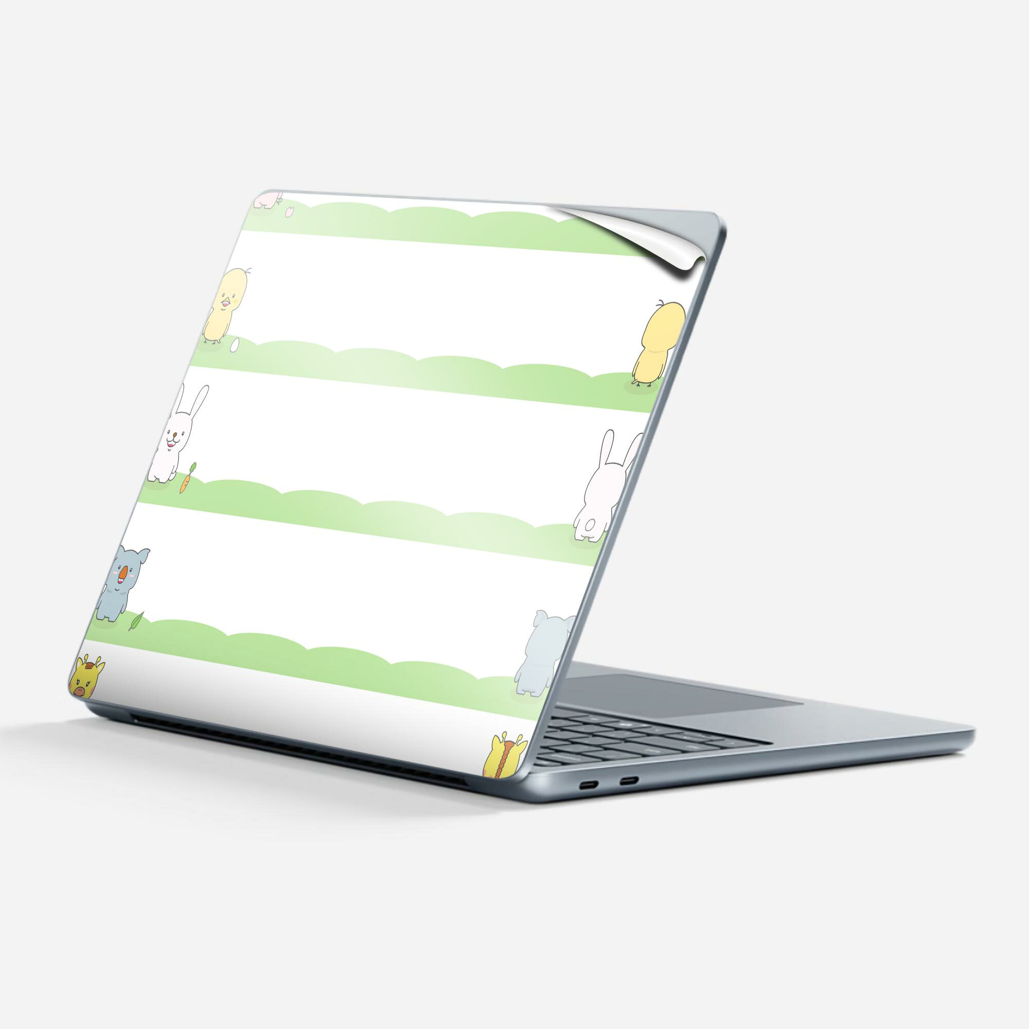 商品特徴・貼るだけでかんたん着せ替え、Surfac Laptop(第7世代) 13インチ 共通対応デザインスキンシール・高精細プリントで写真と遜色のない仕上がり！半光沢シートでしっとりツヤのある表現力・ちょっとしたすり傷からSurface本...