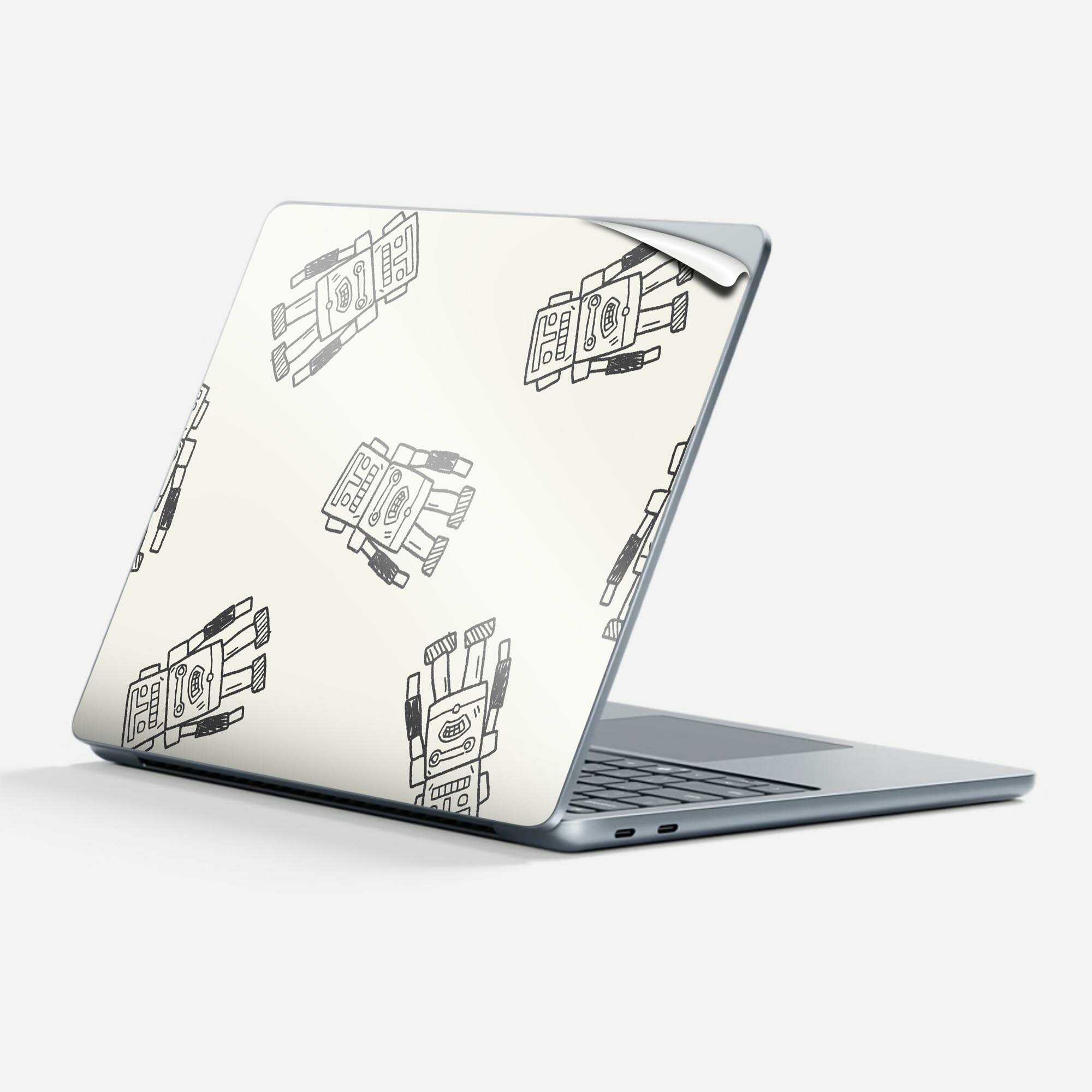 商品特徴・貼るだけでかんたん着せ替え、Surfac Laptop(第7世代) 13インチ 共通対応デザインスキンシール・高精細プリントで写真と遜色のない仕上がり！半光沢シートでしっとりツヤのある表現力・ちょっとしたすり傷からSurface本...
