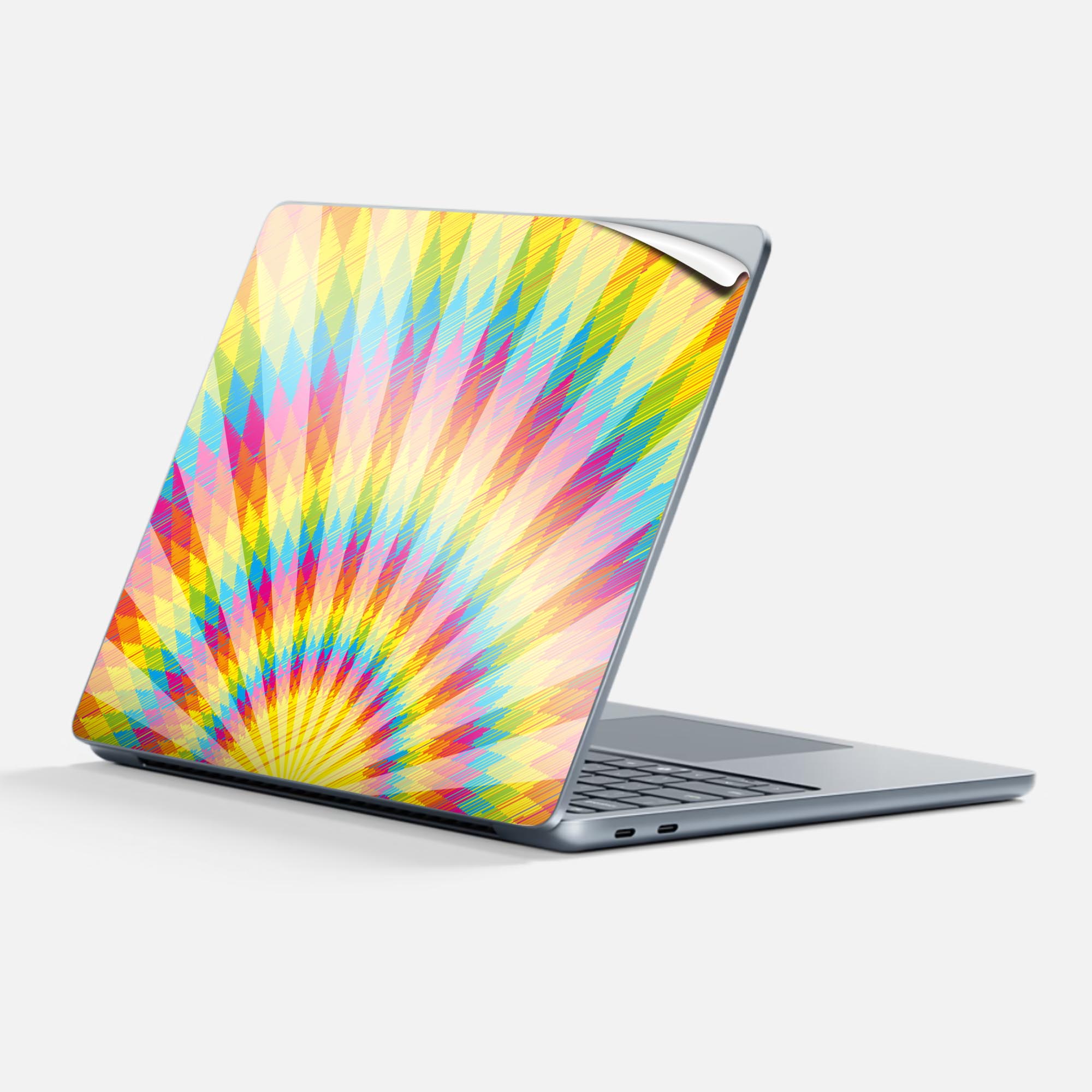 商品特徴・貼るだけでかんたん着せ替え、Surfac Laptop(第7世代) 13インチ 共通対応デザインスキンシール・高精細プリントで写真と遜色のない仕上がり！半光沢シートでしっとりツヤのある表現力・ちょっとしたすり傷からSurface本...