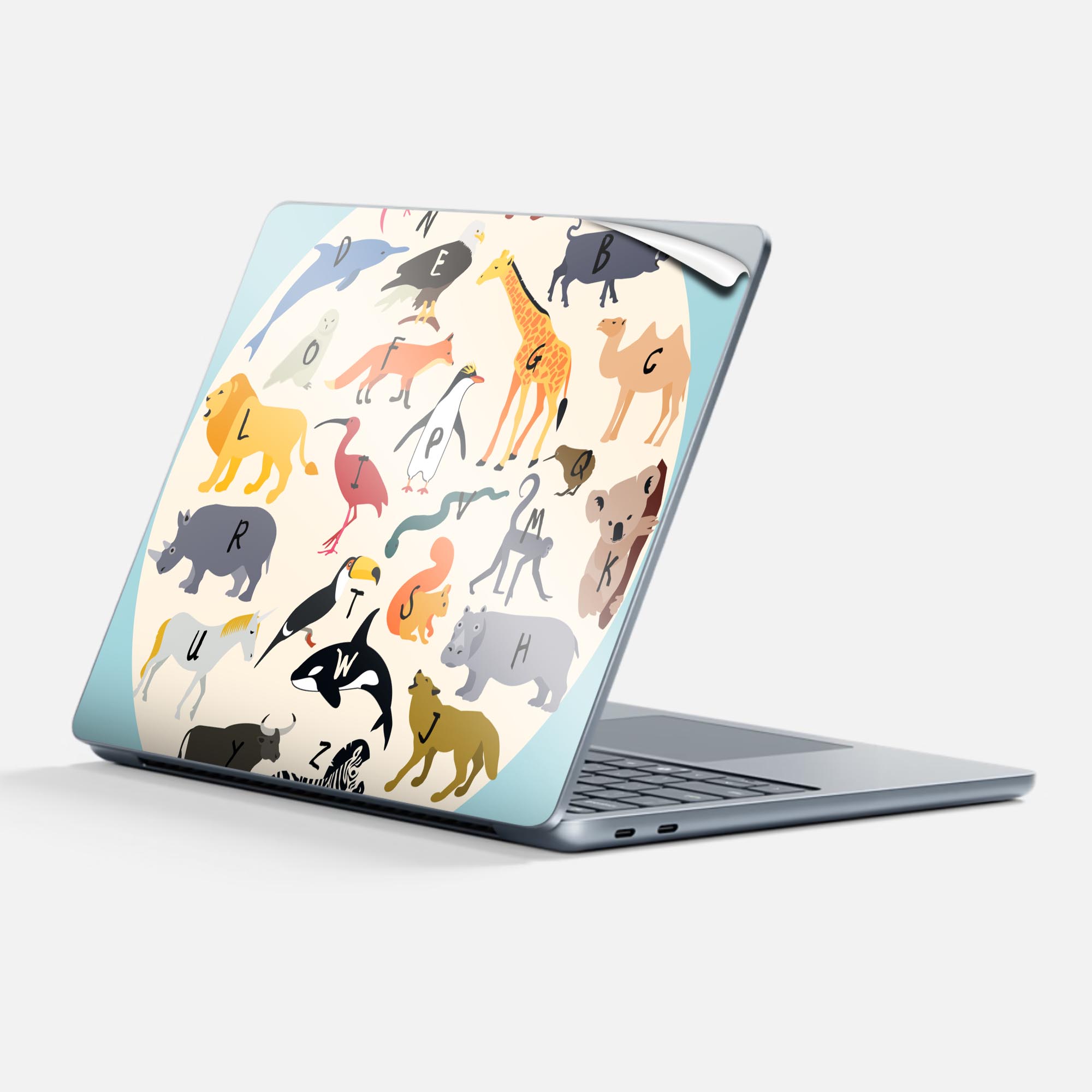 商品特徴・貼るだけでかんたん着せ替え、Surfac Laptop(第7世代) 13インチ 共通対応デザインスキンシール・高精細プリントで写真と遜色のない仕上がり！半光沢シートでしっとりツヤのある表現力・ちょっとしたすり傷からSurface本...