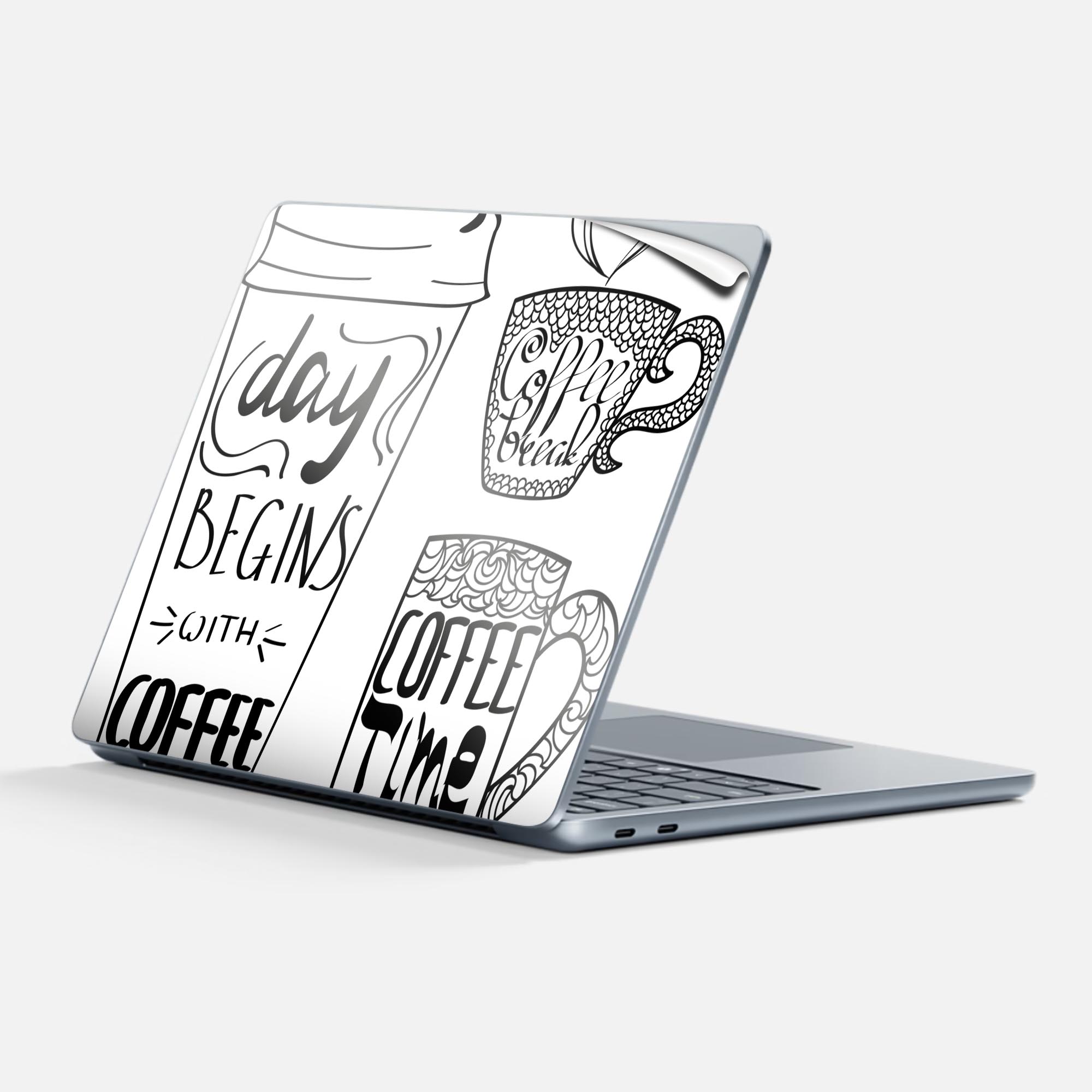 商品特徴・貼るだけでかんたん着せ替え、Surfac Laptop(第7世代) 13インチ 共通対応デザインスキンシール・高精細プリントで写真と遜色のない仕上がり！半光沢シートでしっとりツヤのある表現力・ちょっとしたすり傷からSurface本...