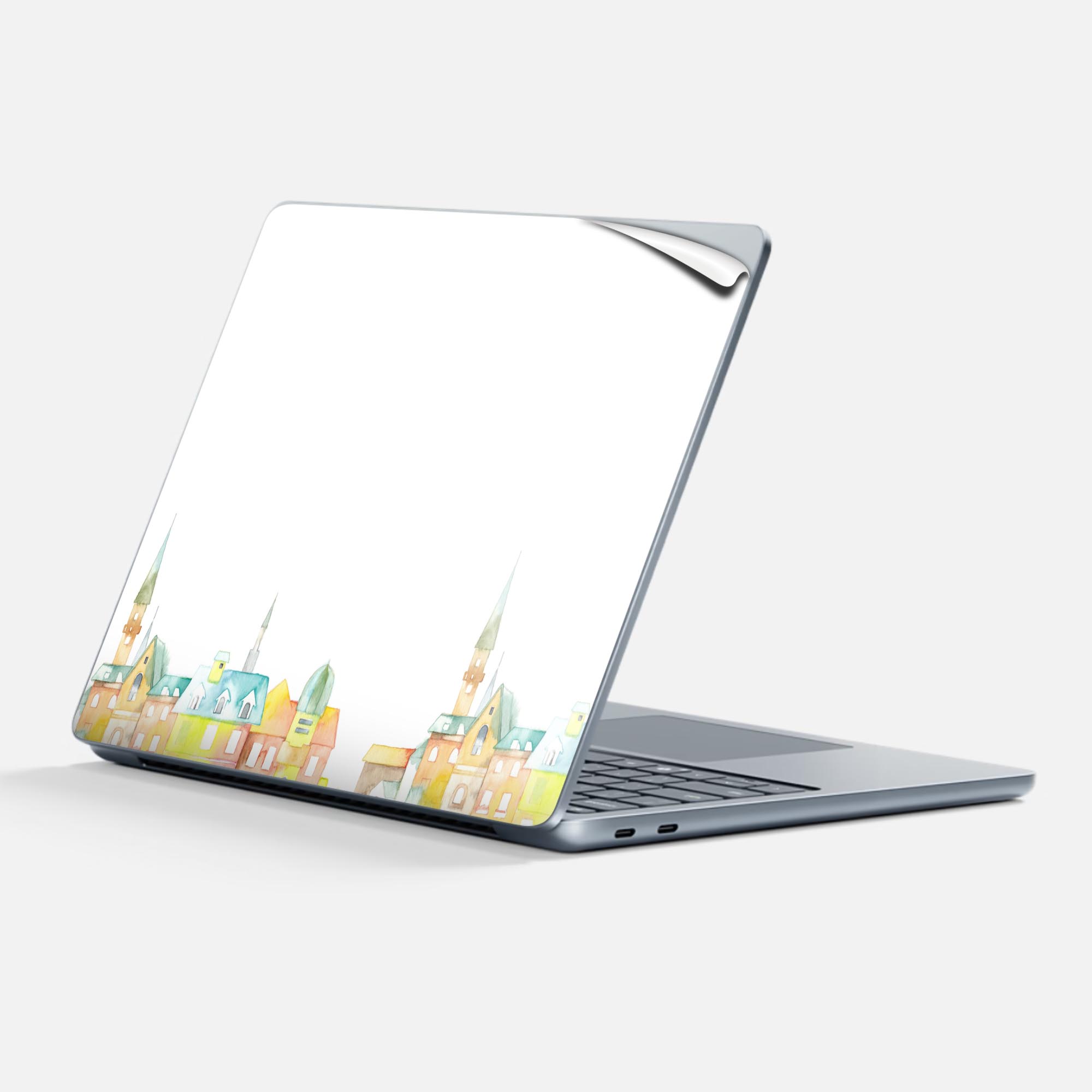 商品特徴・貼るだけでかんたん着せ替え、Surfac Laptop(第7世代) 13インチ 共通対応デザインスキンシール・高精細プリントで写真と遜色のない仕上がり！半光沢シートでしっとりツヤのある表現力・ちょっとしたすり傷からSurface本...