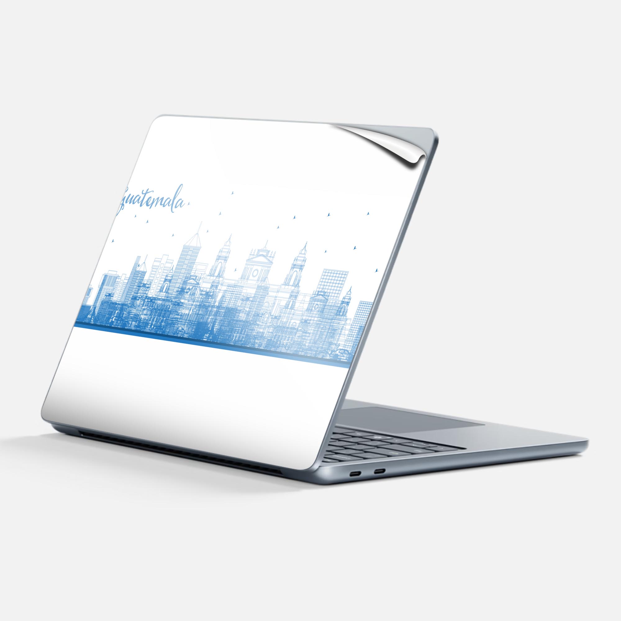 商品特徴・貼るだけでかんたん着せ替え、Surfac Laptop(第7世代) 13インチ 共通対応デザインスキンシール・高精細プリントで写真と遜色のない仕上がり！半光沢シートでしっとりツヤのある表現力・ちょっとしたすり傷からSurface本...