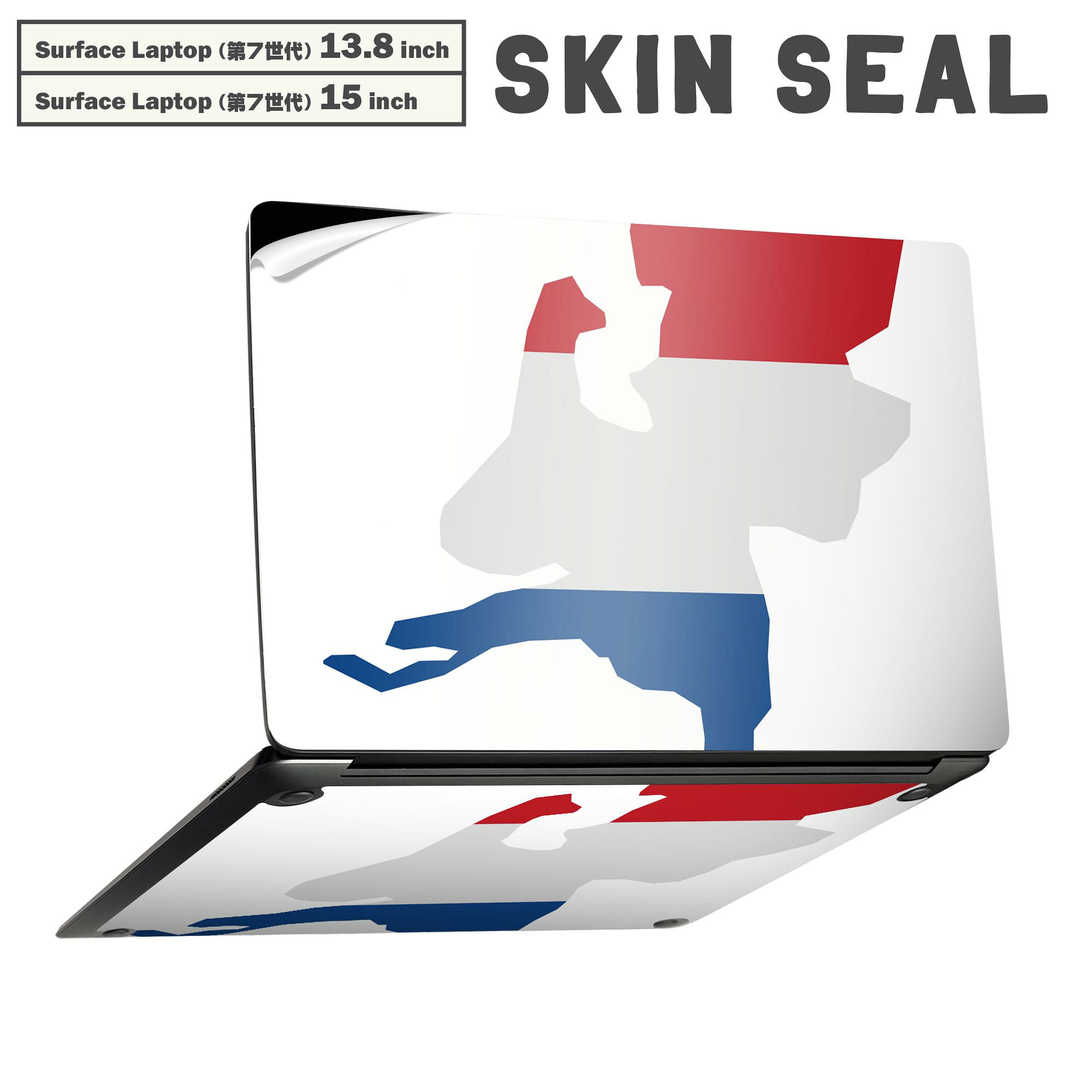商品特徴・貼るだけでかんたん着せ替え、Surfac Laptop(第7世代) 13.8インチ・15インチ 共通対応デザインスキンシール・高精細プリントで写真と遜色のない仕上がり！半光沢シートでしっとりツヤのある表現力・ちょっとしたすり傷から...