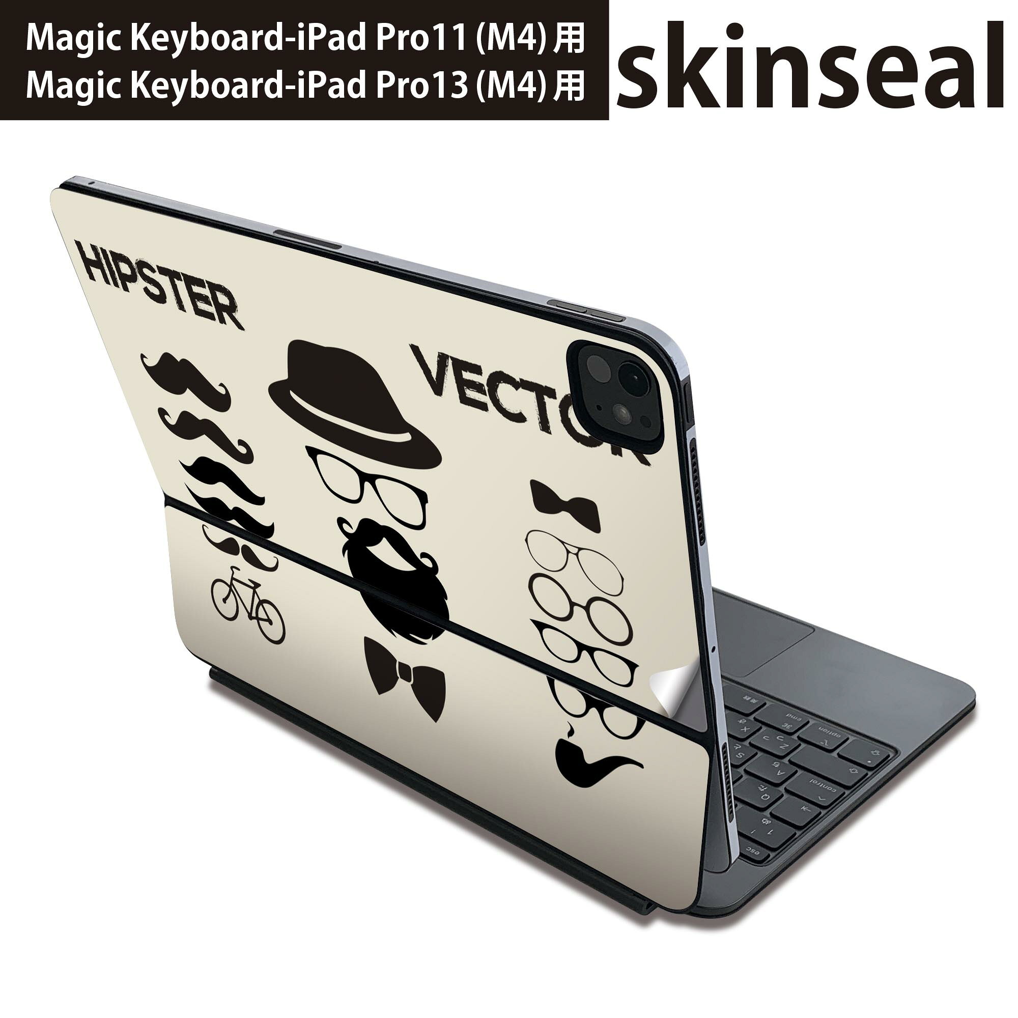 商品特徴・貼るだけでおしゃれに簡単着せ替え、Magic Keyboard 全面デザインスキンシール！・高精細プリントで写真と遜色がない仕上がり！・ちょっとしたすり傷から端末を保護！・「裸で持つ派」の人にはもちろん、お手持ちのクリアケース付け...