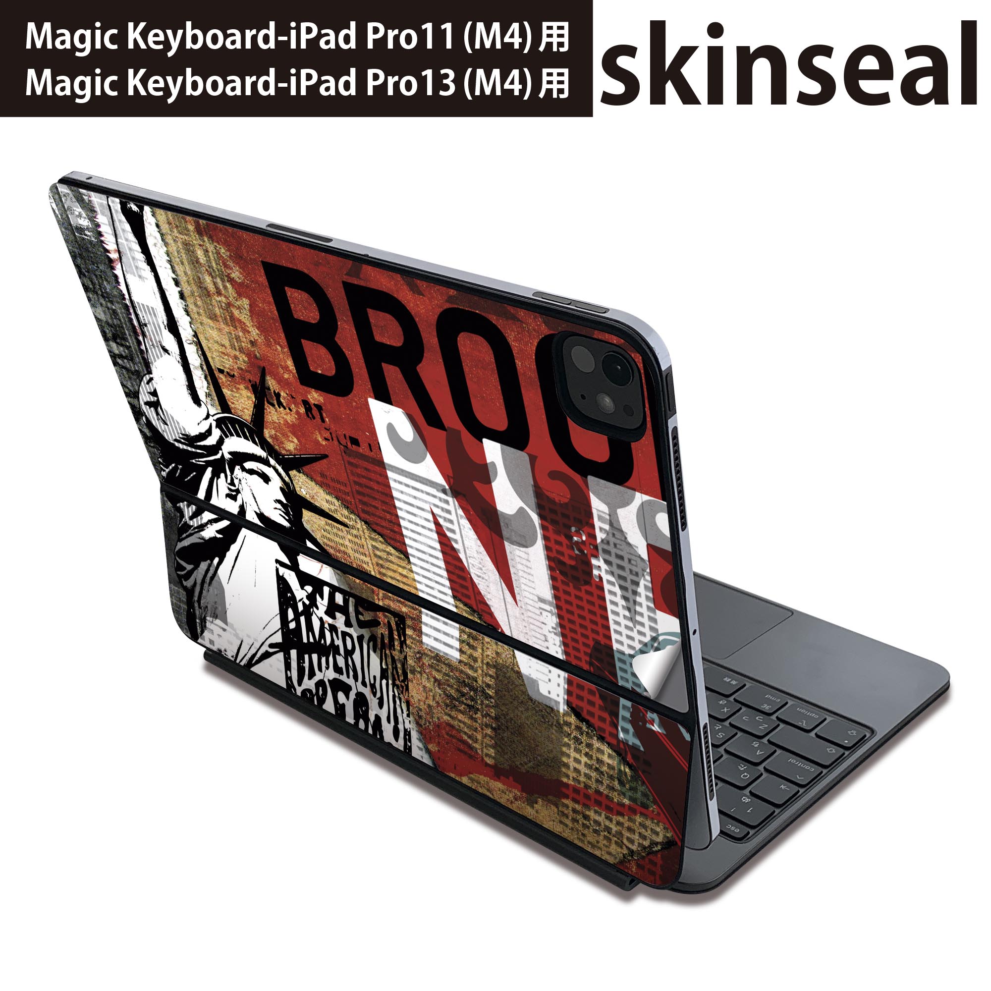 商品特徴・貼るだけでおしゃれに簡単着せ替え、Magic Keyboard 全面デザインスキンシール！・高精細プリントで写真と遜色がない仕上がり！・ちょっとしたすり傷から端末を保護！・「裸で持つ派」の人にはもちろん、お手持ちのクリアケース付け...