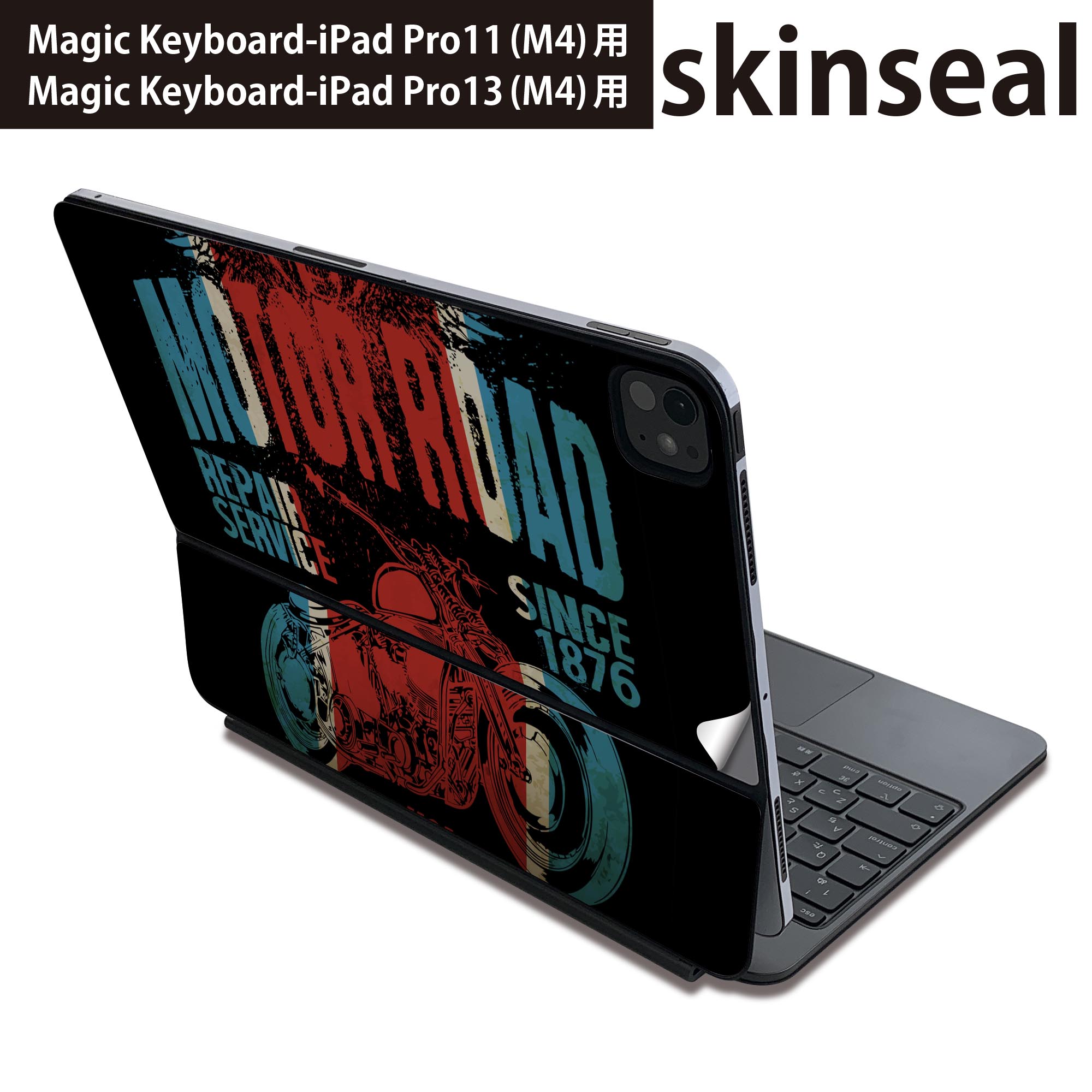 商品特徴・貼るだけでおしゃれに簡単着せ替え、Magic Keyboard 全面デザインスキンシール！・高精細プリントで写真と遜色がない仕上がり！・ちょっとしたすり傷から端末を保護！・「裸で持つ派」の人にはもちろん、お手持ちのクリアケース付け...