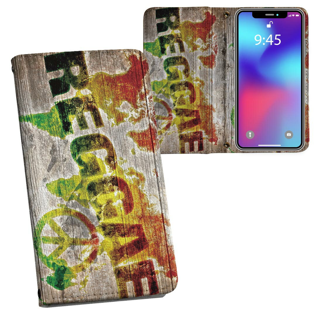 商品特徴・シームレスな両面フルデザイン、開いた時も内側のデザインが楽しめます・素材には高品質の人工革を貼った、しっかり厚みのあるタイプ・内側にはスマホを装着するケースが付属・機種専用のカメラホール仕様でケースを装着したままの撮影が可能・ワン...