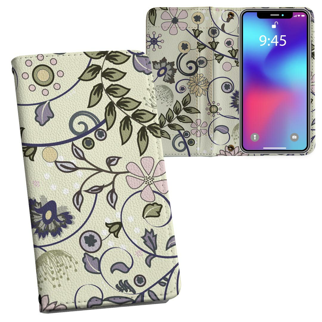 商品特徴・シームレスな両面フルデザイン、開いた時も内側のデザインが楽しめます・素材には高品質の人工革を貼った、しっかり厚みのあるタイプ・内側にはスマホを装着するケースが付属・機種専用のカメラホール仕様でケースを装着したままの撮影が可能・ワン...