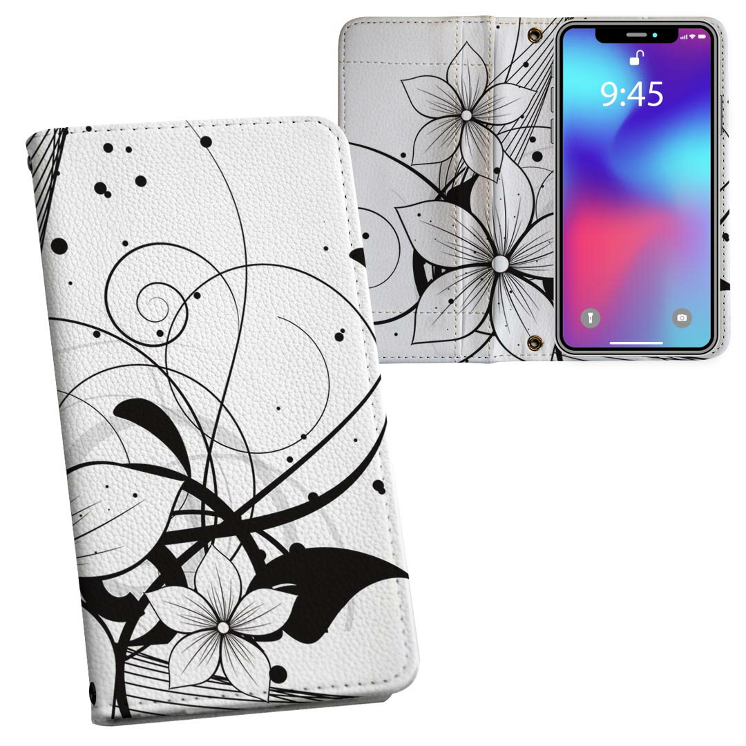 商品特徴・シームレスな両面フルデザイン、開いた時も内側のデザインが楽しめます・素材には高品質の人工革を貼った、しっかり厚みのあるタイプ・内側にはスマホを装着するケースが付属・機種専用のカメラホール仕様でケースを装着したままの撮影が可能・ワン...