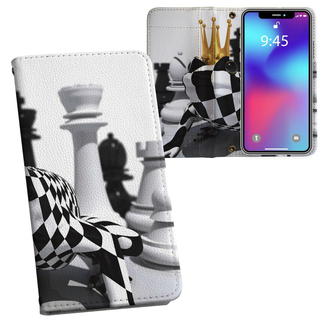 商品特徴・シームレスな両面フルデザイン、開いた時も内側のデザインが楽しめます・素材には高品質の人工革を貼った、しっかり厚みのあるタイプ・内側にはスマホを装着するケースが付属・機種専用のカメラホール仕様でケースを装着したままの撮影が可能・ワン...