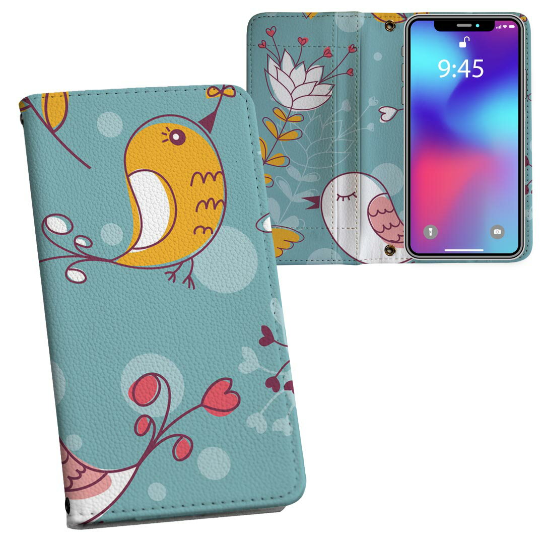 商品特徴・シームレスな両面フルデザイン、開いた時も内側のデザインが楽しめます・素材には高品質の人工革を貼った、しっかり厚みのあるタイプ・内側にはスマホを装着するケースが付属・機種専用のカメラホール仕様でケースを装着したままの撮影が可能・ワン...