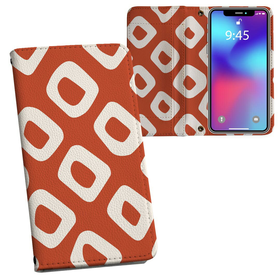 商品特徴・シームレスな両面フルデザイン、開いた時も内側のデザインが楽しめます・素材には高品質の人工革を貼った、しっかり厚みのあるタイプ・内側にはスマホを装着するケースが付属・機種専用のカメラホール仕様でケースを装着したままの撮影が可能・ワン...