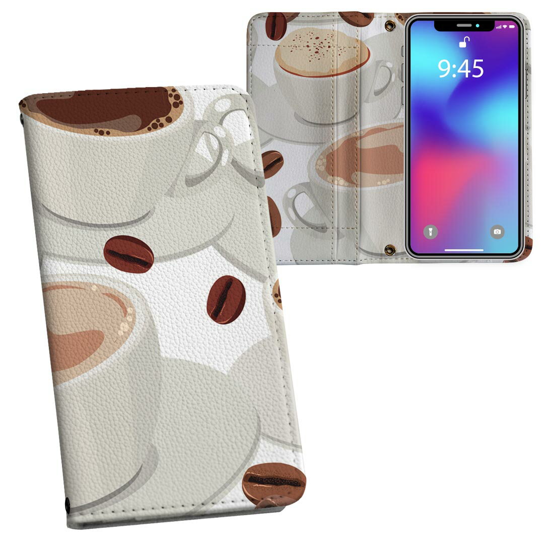 商品特徴・シームレスな両面フルデザイン、開いた時も内側のデザインが楽しめます・素材には高品質の人工革を貼った、しっかり厚みのあるタイプ・内側にはスマホを装着するケースが付属・機種専用のカメラホール仕様でケースを装着したままの撮影が可能・ワン...