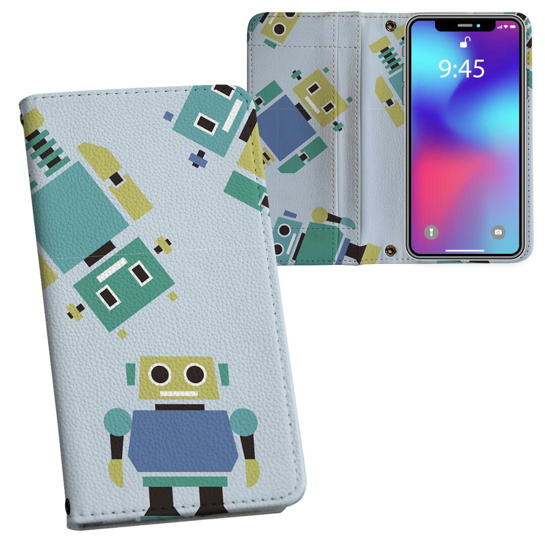 商品特徴・シームレスな両面フルデザイン、開いた時も内側のデザインが楽しめます・素材には高品質の人工革を貼った、しっかり厚みのあるタイプ・内側にはスマホを装着するケースが付属・機種専用のカメラホール仕様でケースを装着したままの撮影が可能・ワン...