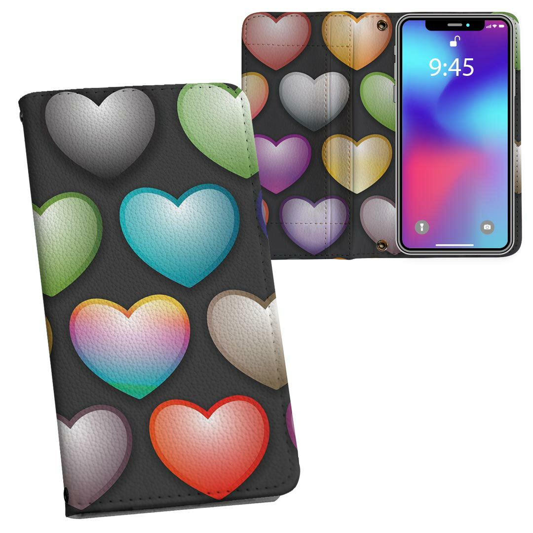 商品特徴・シームレスな両面フルデザイン、開いた時も内側のデザインが楽しめます・素材には高品質の人工革を貼った、しっかり厚みのあるタイプ・内側にはスマホを装着するケースが付属・機種専用のカメラホール仕様でケースを装着したままの撮影が可能・ワン...