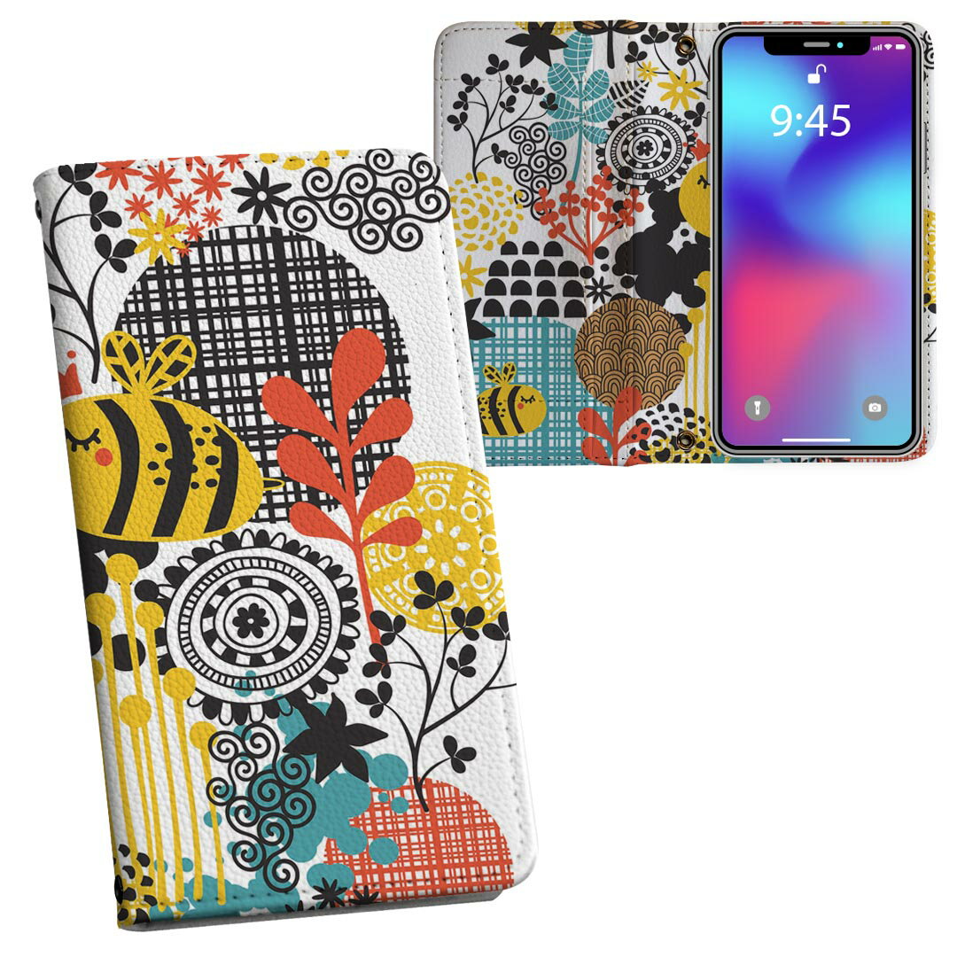 商品特徴・シームレスな両面フルデザイン、開いた時も内側のデザインが楽しめます・素材には高品質の人工革を貼った、しっかり厚みのあるタイプ・内側にはスマホを装着するケースが付属・機種専用のカメラホール仕様でケースを装着したままの撮影が可能・ワン...