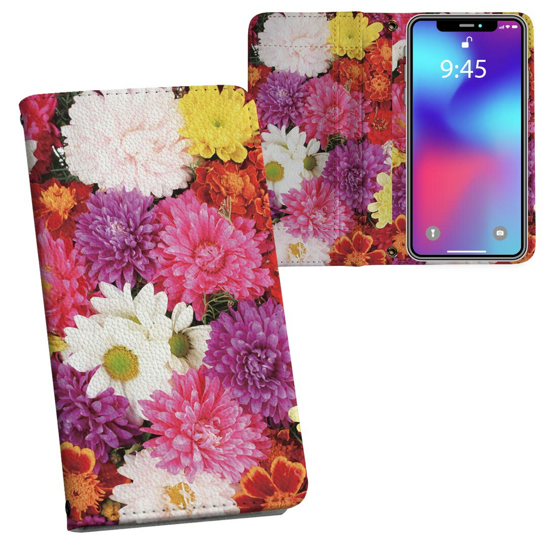 商品特徴・シームレスな両面フルデザイン、開いた時も内側のデザインが楽しめます・素材には高品質の人工革を貼った、しっかり厚みのあるタイプ・内側にはスマホを装着するケースが付属・機種専用のカメラホール仕様でケースを装着したままの撮影が可能・ワン...