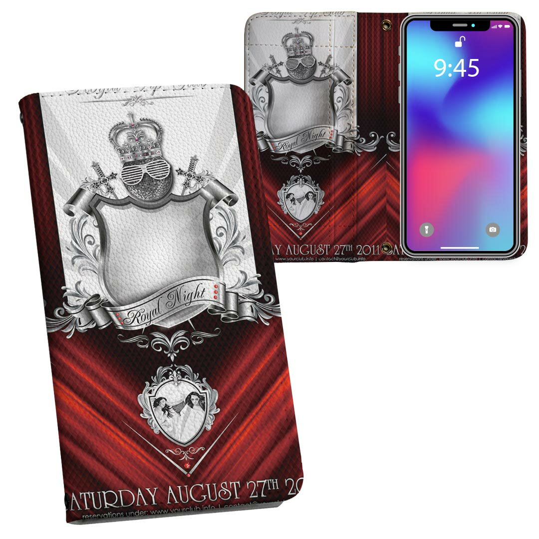 商品特徴・シームレスな両面フルデザイン、開いた時も内側のデザインが楽しめます・素材には高品質の人工革を貼った、しっかり厚みのあるタイプ・内側にはスマホを装着するケースが付属・機種専用のカメラホール仕様でケースを装着したままの撮影が可能・ワン...