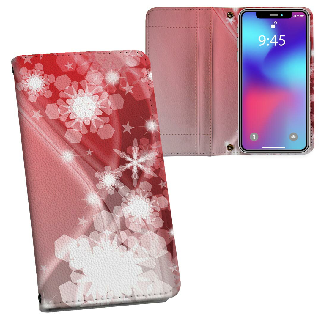 商品特徴・シームレスな両面フルデザイン、開いた時も内側のデザインが楽しめます・素材には高品質の人工革を貼った、しっかり厚みのあるタイプ・内側にはスマホを装着するケースが付属・機種専用のカメラホール仕様でケースを装着したままの撮影が可能・ワン...