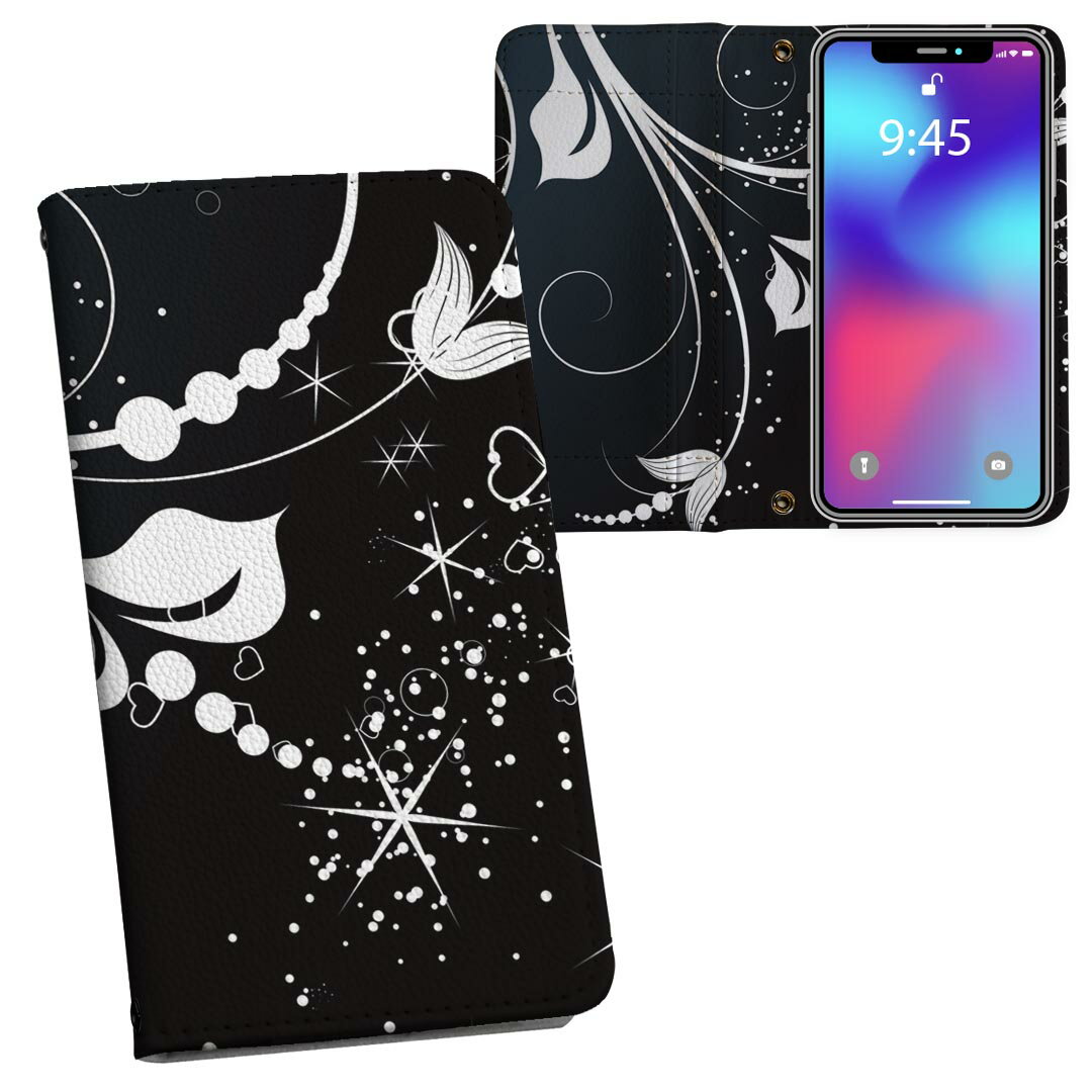 商品特徴・シームレスな両面フルデザイン、開いた時も内側のデザインが楽しめます・素材には高品質の人工革を貼った、しっかり厚みのあるタイプ・内側にはスマホを装着するケースが付属・機種専用のカメラホール仕様でケースを装着したままの撮影が可能・ワン...