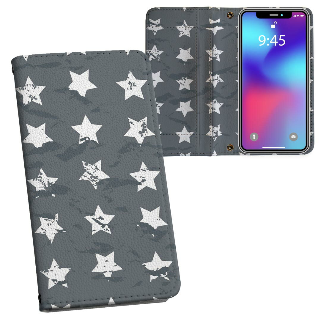 商品特徴・シームレスな両面フルデザイン、開いた時も内側のデザインが楽しめます・素材には高品質の人工革を貼った、しっかり厚みのあるタイプ・内側にはスマホを装着するケースが付属・機種専用のカメラホール仕様でケースを装着したままの撮影が可能・ワン...