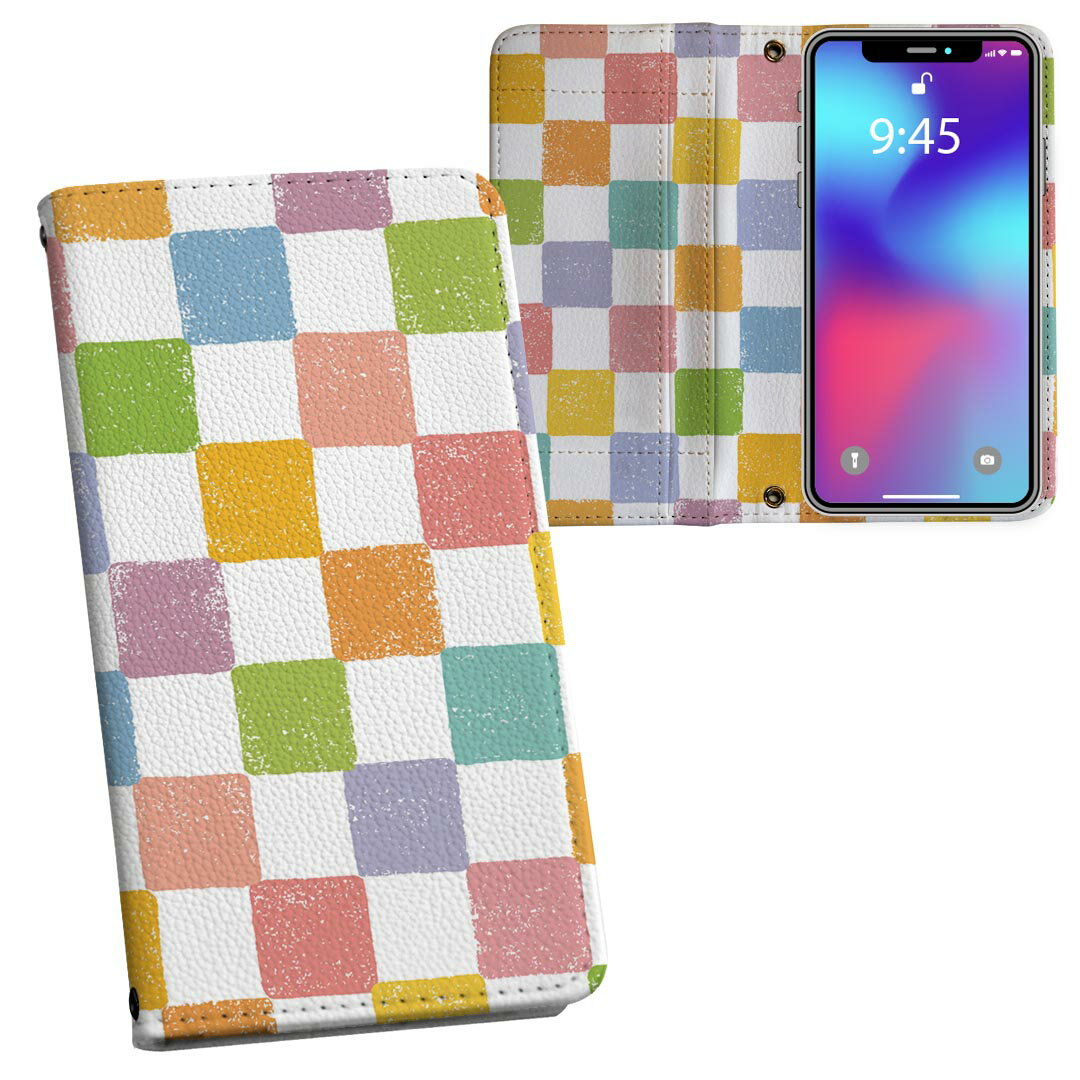 商品特徴・シームレスな両面フルデザイン、開いた時も内側のデザインが楽しめます・素材には高品質の人工革を貼った、しっかり厚みのあるタイプ・内側にはスマホを装着するケースが付属・機種専用のカメラホール仕様でケースを装着したままの撮影が可能・ワン...