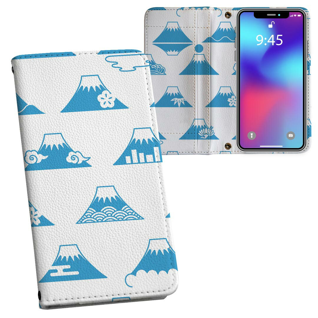 商品特徴・シームレスな両面フルデザイン、開いた時も内側のデザインが楽しめます・素材には高品質の人工革を貼った、しっかり厚みのあるタイプ・内側にはスマホを装着するケースが付属・機種専用のカメラホール仕様でケースを装着したままの撮影が可能・ワン...