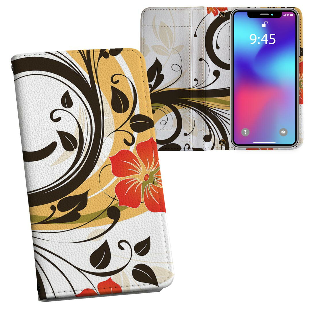 商品特徴・シームレスな両面フルデザイン、開いた時も内側のデザインが楽しめます・素材には高品質の人工革を貼った、しっかり厚みのあるタイプ・内側にはスマホを装着するケースが付属・機種専用のカメラホール仕様でケースを装着したままの撮影が可能・ワン...