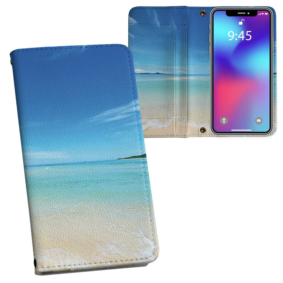 商品特徴・シームレスな両面フルデザイン、開いた時も内側のデザインが楽しめます・素材には高品質の人工革を貼った、しっかり厚みのあるタイプ・内側にはスマホを装着するケースが付属・機種専用のカメラホール仕様でケースを装着したままの撮影が可能・ワン...