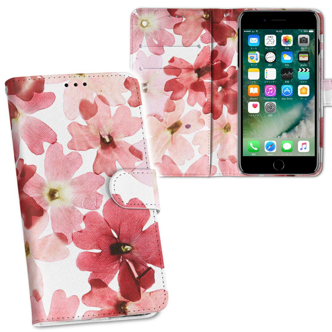 商品特徴・シームレスな両面フルデザイン、開いた時も内側のデザインが楽しめます・素材には高品質の人工革を貼った、しっかり厚みのあるタイプ・内側にはスマホを装着するケースが付属・機種専用のカメラホール仕様でケースを装着したままの撮影が可能・ワン...