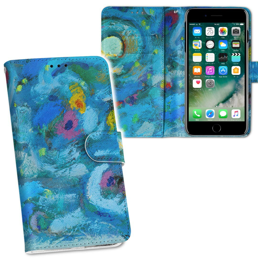 商品特徴・シームレスな両面フルデザイン、開いた時も内側のデザインが楽しめます・素材には高品質の人工革を貼った、しっかり厚みのあるタイプ・内側にはスマホを装着するケースが付属・機種専用のカメラホール仕様でケースを装着したままの撮影が可能・ワン...