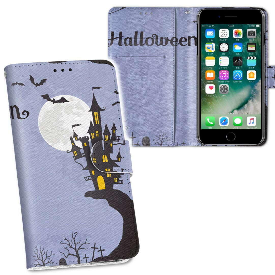 商品特徴・シームレスな両面フルデザイン、開いた時も内側のデザインが楽しめます・素材には高品質の人工革を貼った、しっかり厚みのあるタイプ・内側にはスマホを装着するケースが付属・機種専用のカメラホール仕様でケースを装着したままの撮影が可能・ワン...