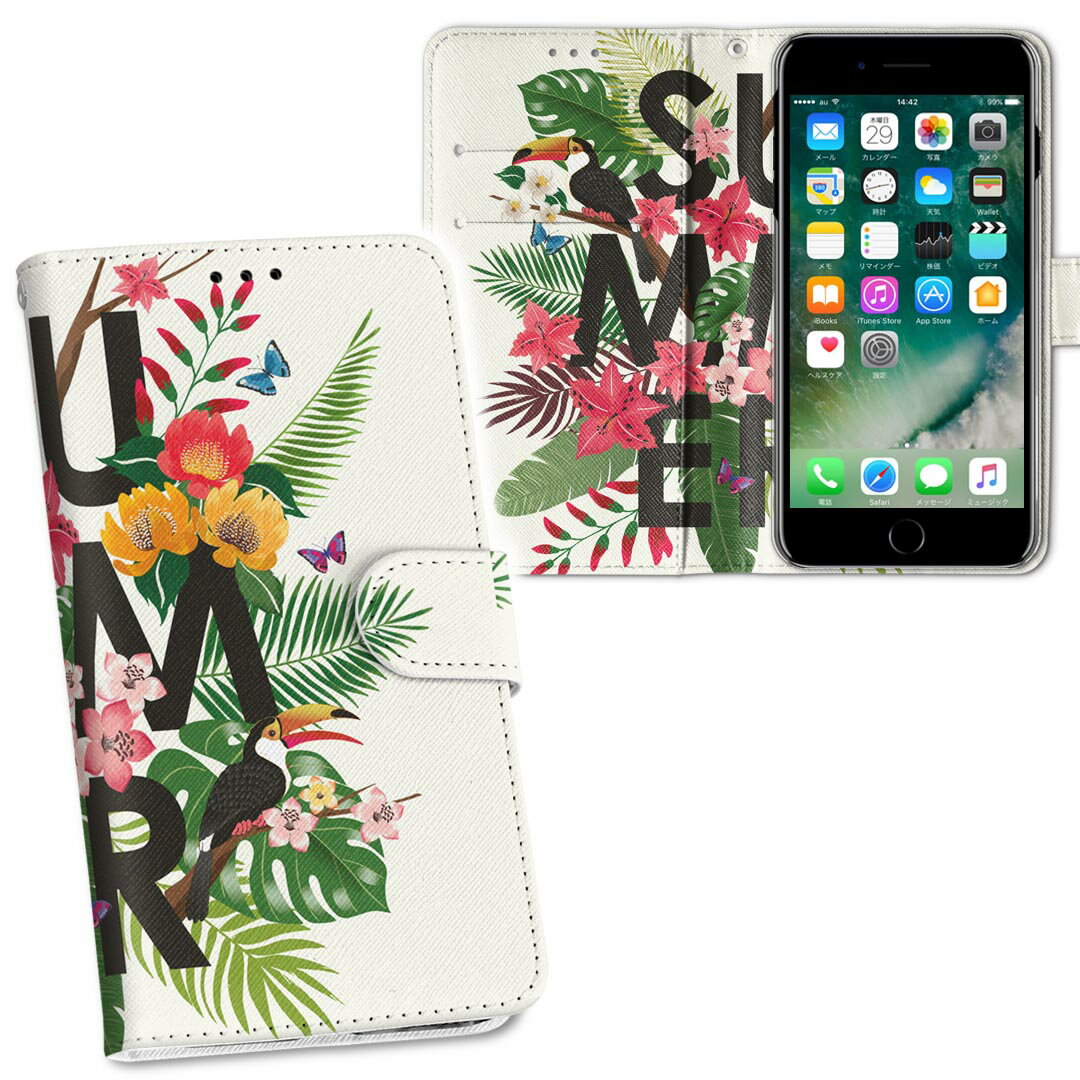 商品特徴・シームレスな両面フルデザイン、開いた時も内側のデザインが楽しめます・素材には高品質の人工革を貼った、しっかり厚みのあるタイプ・内側にはスマホを装着するケースが付属・機種専用のカメラホール仕様でケースを装着したままの撮影が可能・ワン...