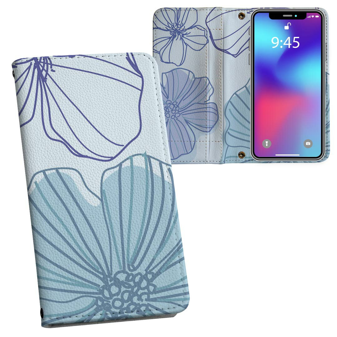 商品特徴・シームレスな両面フルデザイン、開いた時も内側のデザインが楽しめます・素材には高品質の人工革を貼った、しっかり厚みのあるタイプ・内側にはスマホを装着するケースが付属・機種専用のカメラホール仕様でケースを装着したままの撮影が可能・ワン...