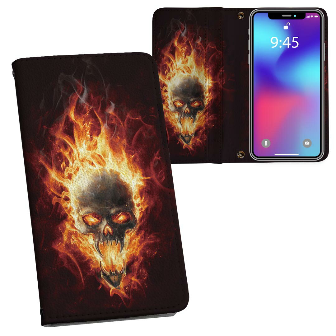 商品特徴・シームレスな両面フルデザイン、開いた時も内側のデザインが楽しめます・素材には高品質の人工革を貼った、しっかり厚みのあるタイプ・内側にはスマホを装着するケースが付属・機種専用のカメラホール仕様でケースを装着したままの撮影が可能・ワン...