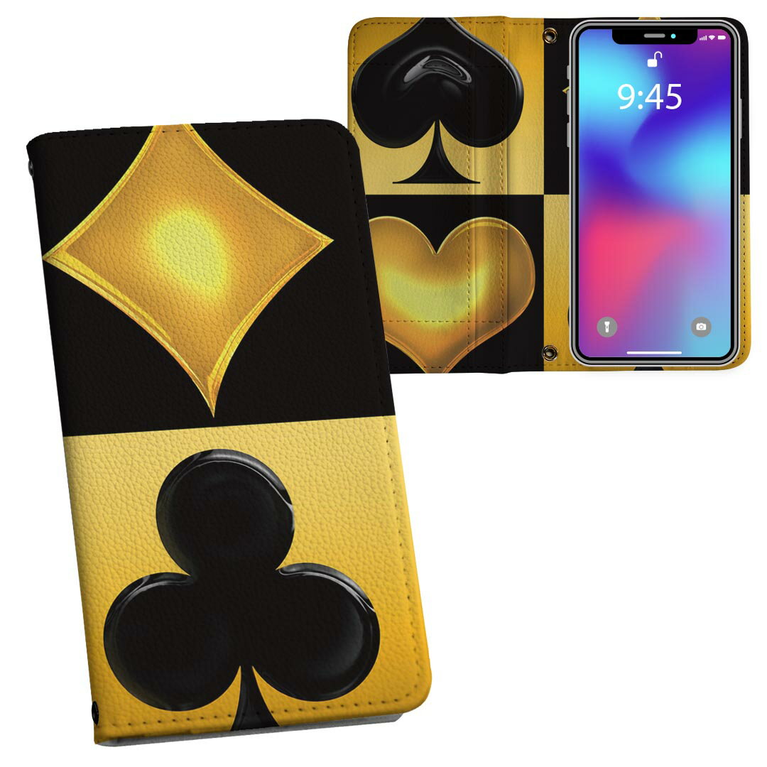 商品特徴・シームレスな両面フルデザイン、開いた時も内側のデザインが楽しめます・素材には高品質の人工革を貼った、しっかり厚みのあるタイプ・内側にはスマホを装着するケースが付属・機種専用のカメラホール仕様でケースを装着したままの撮影が可能・ワン...