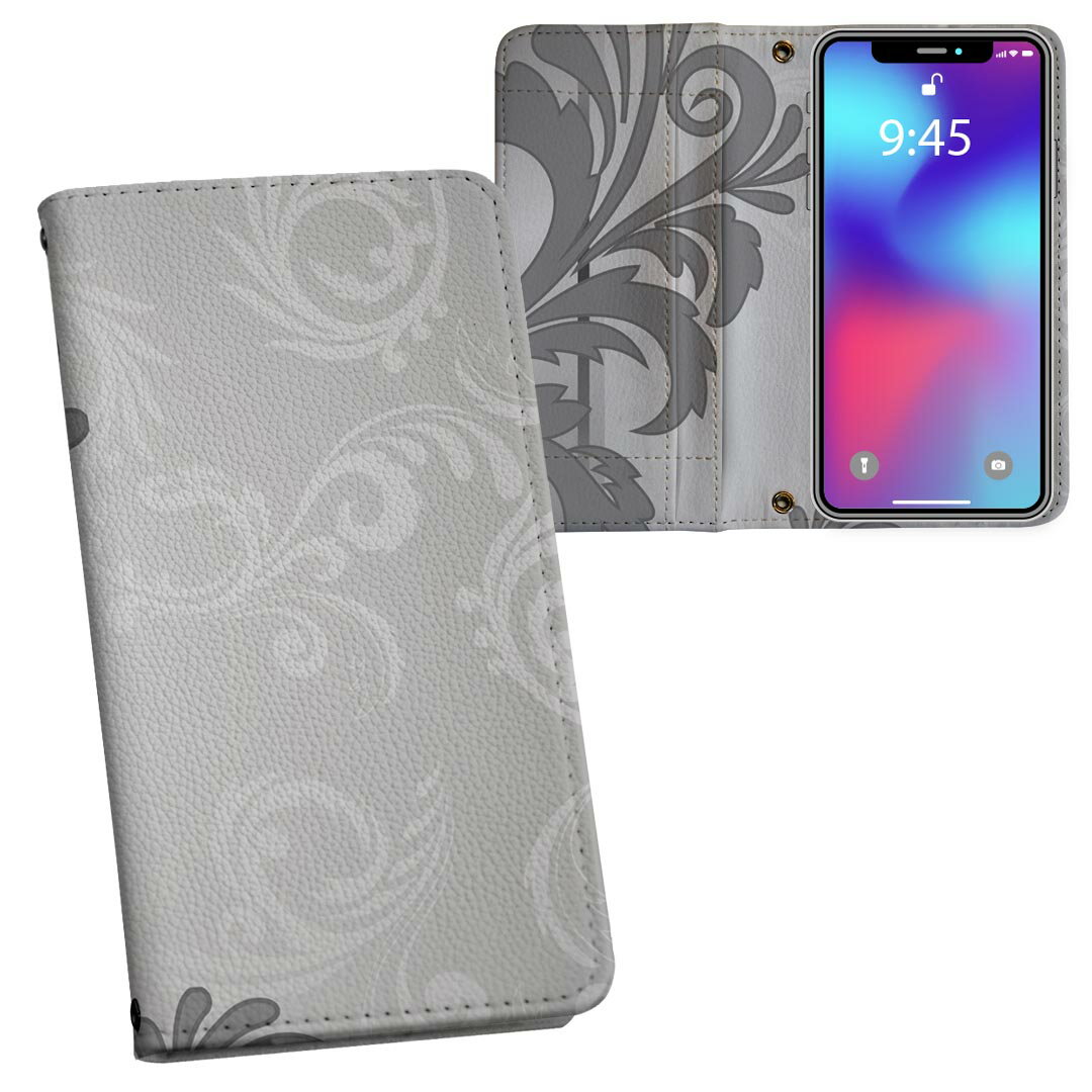 商品特徴・シームレスな両面フルデザイン、開いた時も内側のデザインが楽しめます・素材には高品質の人工革を貼った、しっかり厚みのあるタイプ・内側にはスマホを装着するケースが付属・機種専用のカメラホール仕様でケースを装着したままの撮影が可能・ワン...