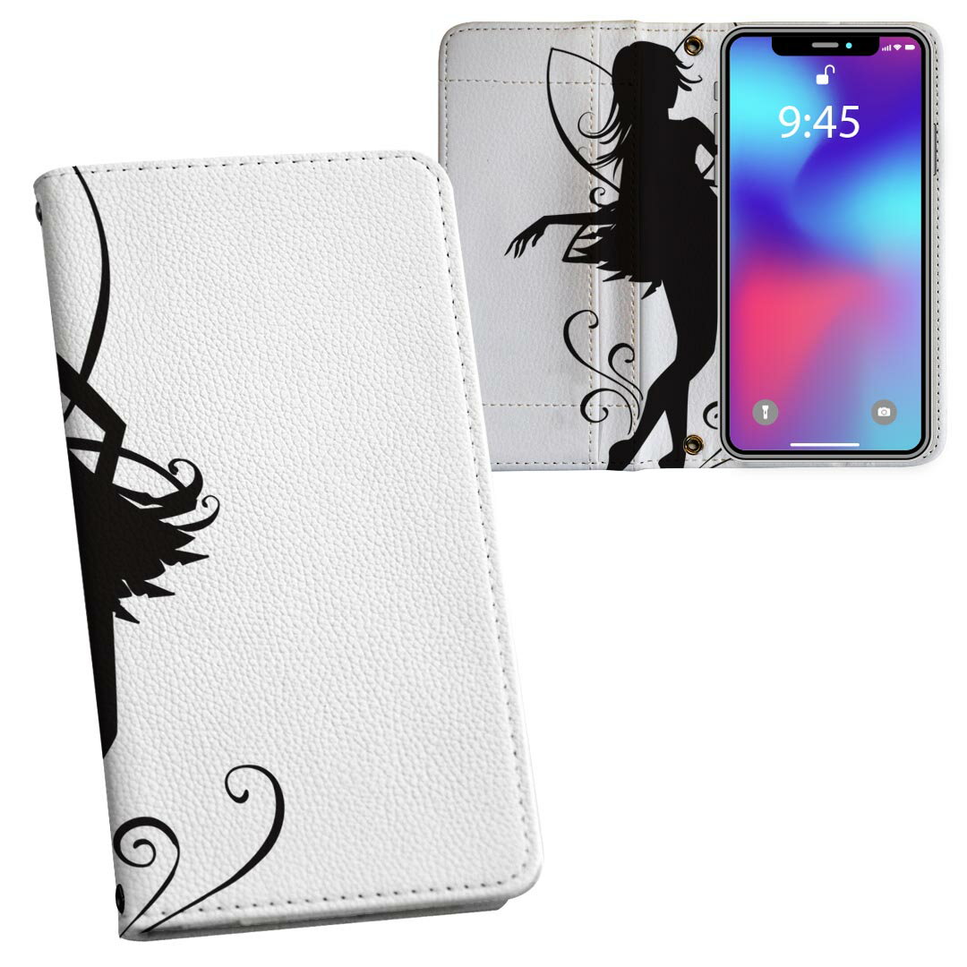 商品特徴・シームレスな両面フルデザイン、開いた時も内側のデザインが楽しめます・素材には高品質の人工革を貼った、しっかり厚みのあるタイプ・内側にはスマホを装着するケースが付属・機種専用のカメラホール仕様でケースを装着したままの撮影が可能・ワン...