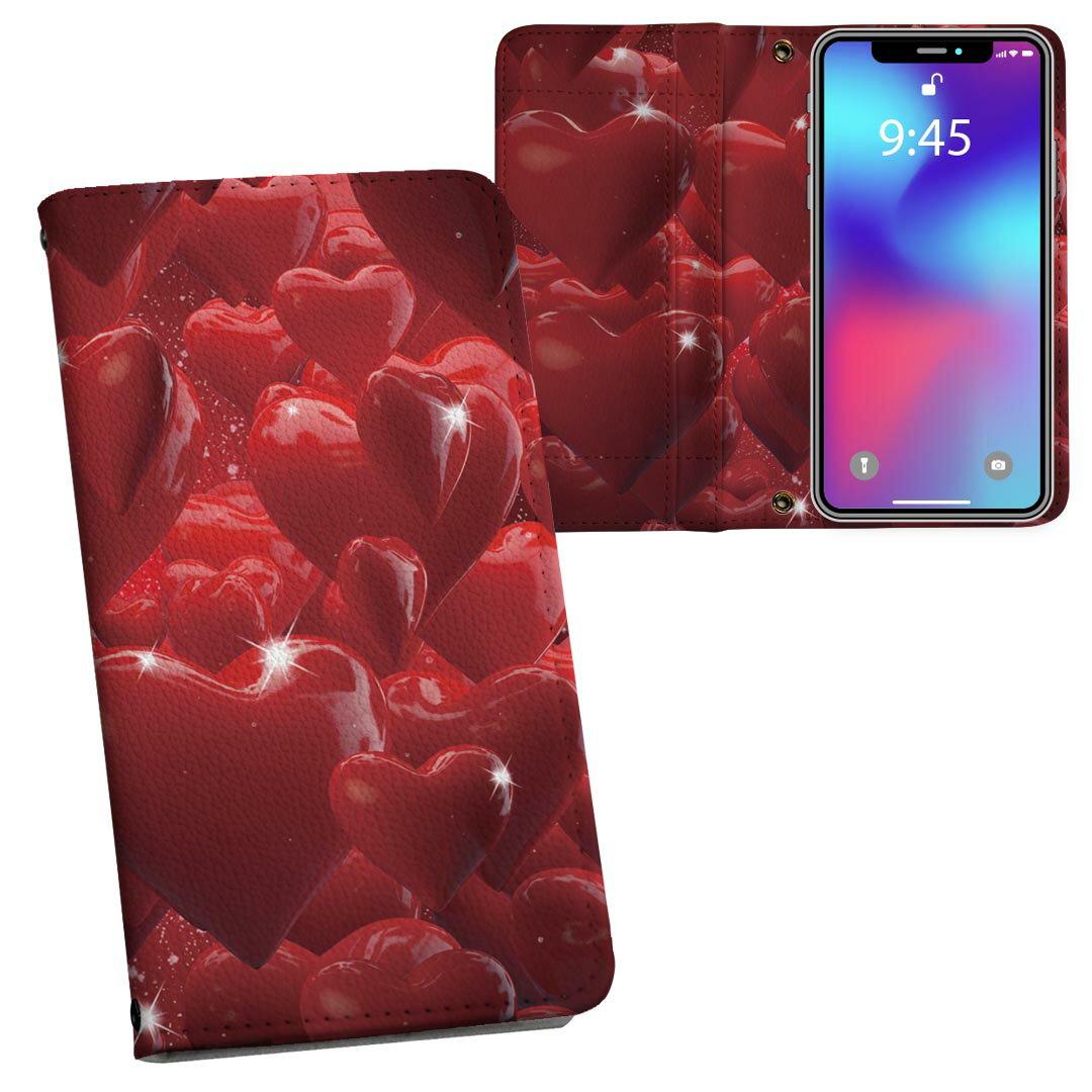 商品特徴・シームレスな両面フルデザイン、開いた時も内側のデザインが楽しめます・素材には高品質の人工革を貼った、しっかり厚みのあるタイプ・内側にはスマホを装着するケースが付属・機種専用のカメラホール仕様でケースを装着したままの撮影が可能・ワン...