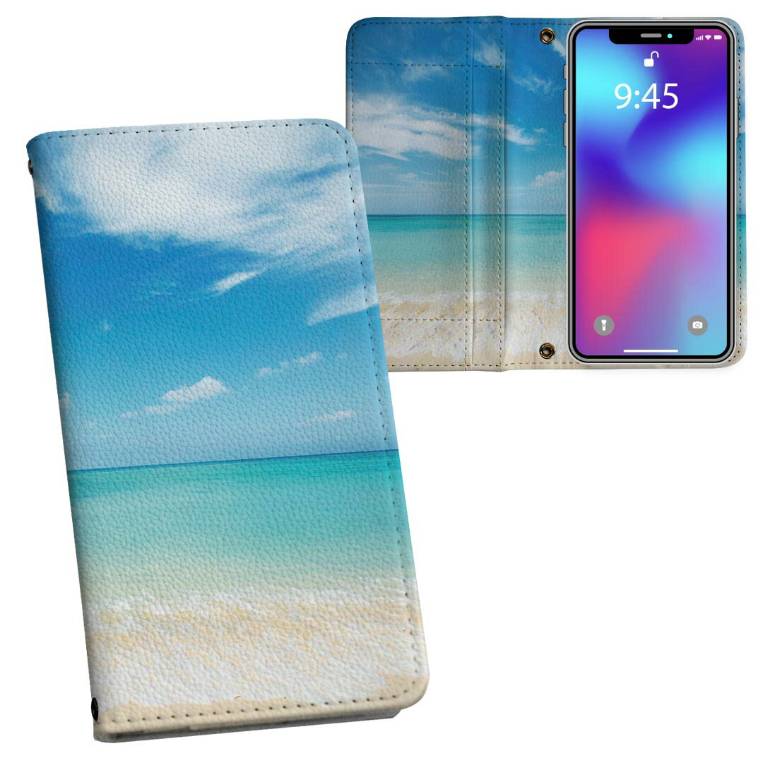 商品特徴・シームレスな両面フルデザイン、開いた時も内側のデザインが楽しめます・素材には高品質の人工革を貼った、しっかり厚みのあるタイプ・内側にはスマホを装着するケースが付属・機種専用のカメラホール仕様でケースを装着したままの撮影が可能・ワン...