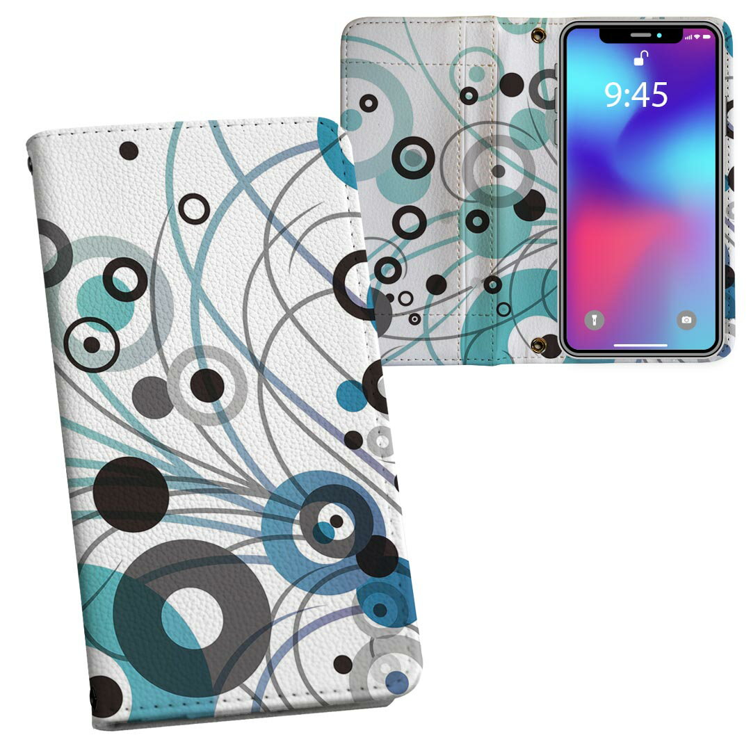 商品特徴・シームレスな両面フルデザイン、開いた時も内側のデザインが楽しめます・素材には高品質の人工革を貼った、しっかり厚みのあるタイプ・内側にはスマホを装着するケースが付属・機種専用のカメラホール仕様でケースを装着したままの撮影が可能・ワン...