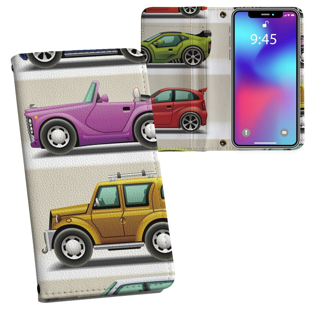 商品特徴・シームレスな両面フルデザイン、開いた時も内側のデザインが楽しめます・素材には高品質の人工革を貼った、しっかり厚みのあるタイプ・内側にはスマホを装着するケースが付属・機種専用のカメラホール仕様でケースを装着したままの撮影が可能・ワン...