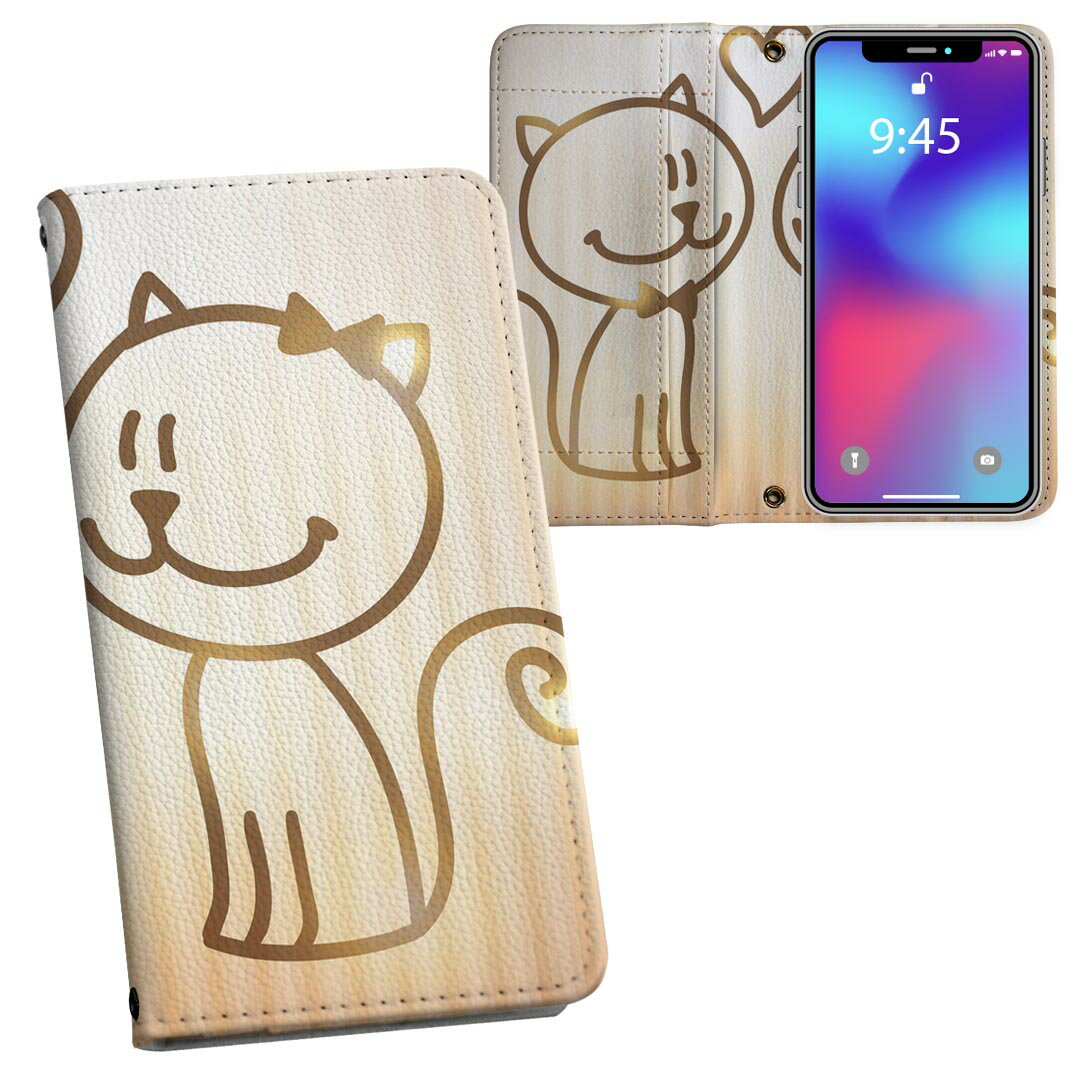 商品特徴・シームレスな両面フルデザイン、開いた時も内側のデザインが楽しめます・素材には高品質の人工革を貼った、しっかり厚みのあるタイプ・内側にはスマホを装着するケースが付属・機種専用のカメラホール仕様でケースを装着したままの撮影が可能・ワン...